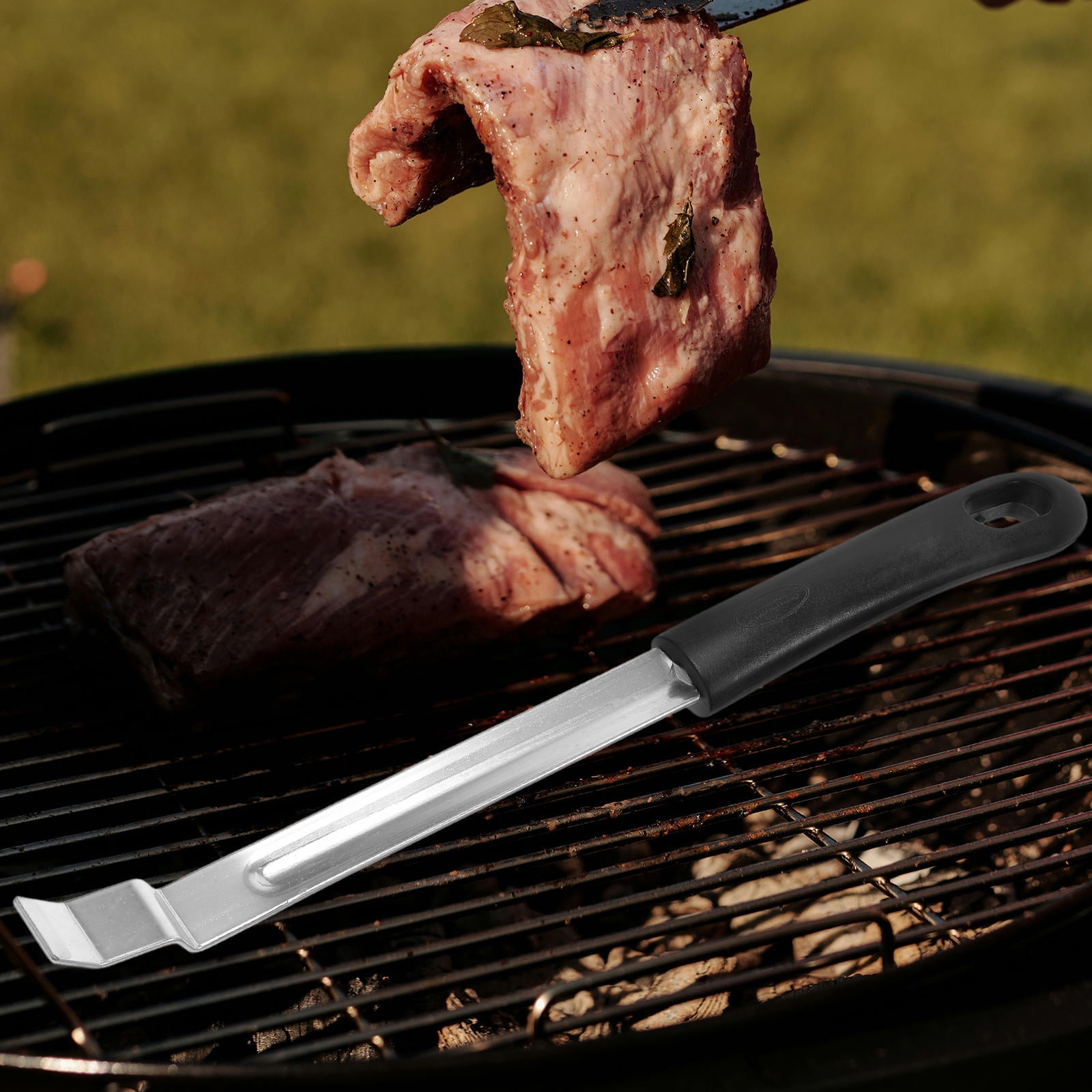 Raindrops Bbq Grid Lifter Grill Grate Lifter Tool Stainless Steel Grate ...