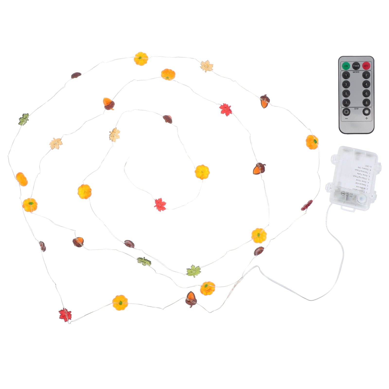 Raindrops Bendable Design 2700K Colour Temperature Maple Leaf String ...