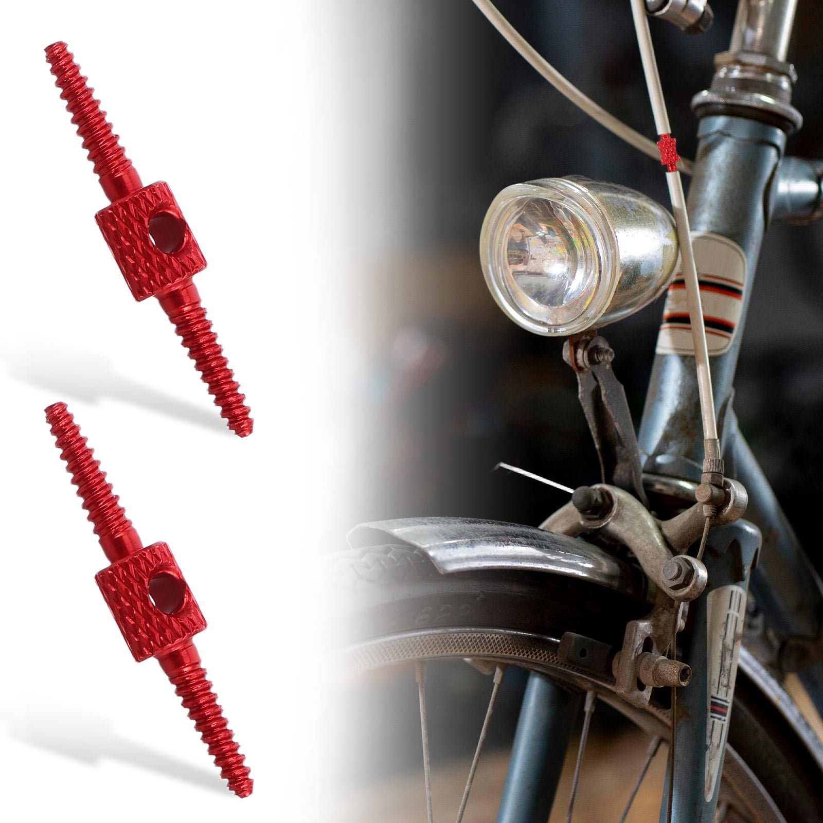 Raindrops 4Pcs Red Aluminum Alloy Bike Cable Installation Tool for ...