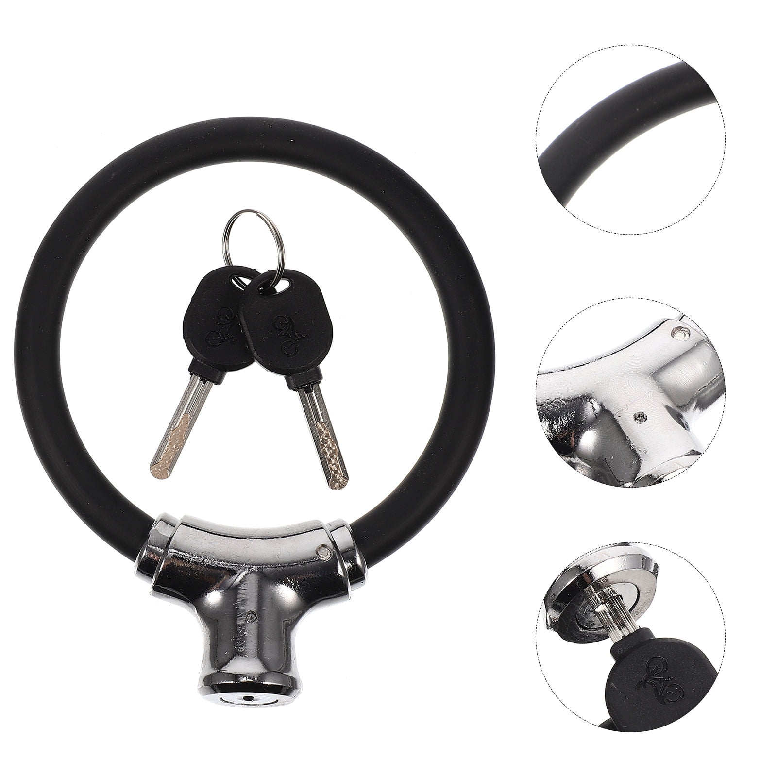 Raindrops Bike Security Lock Cut Proof Chain Uncuttable Theft Travel ...