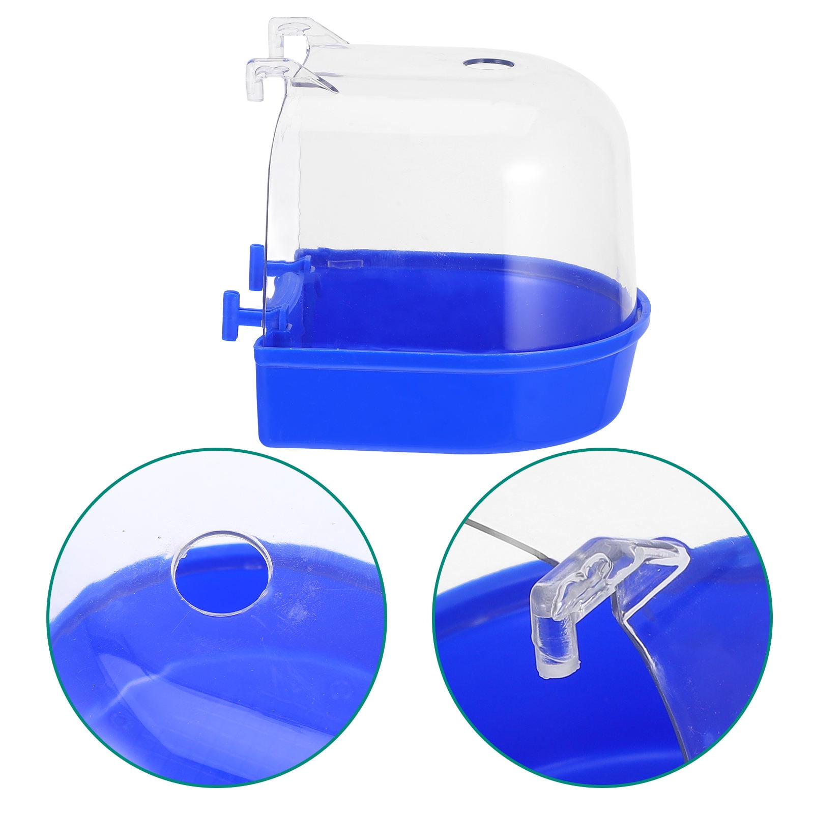 Raindrops Bird Cage Accessory Cage Bird Bath Bird Bathtub For Cage ...