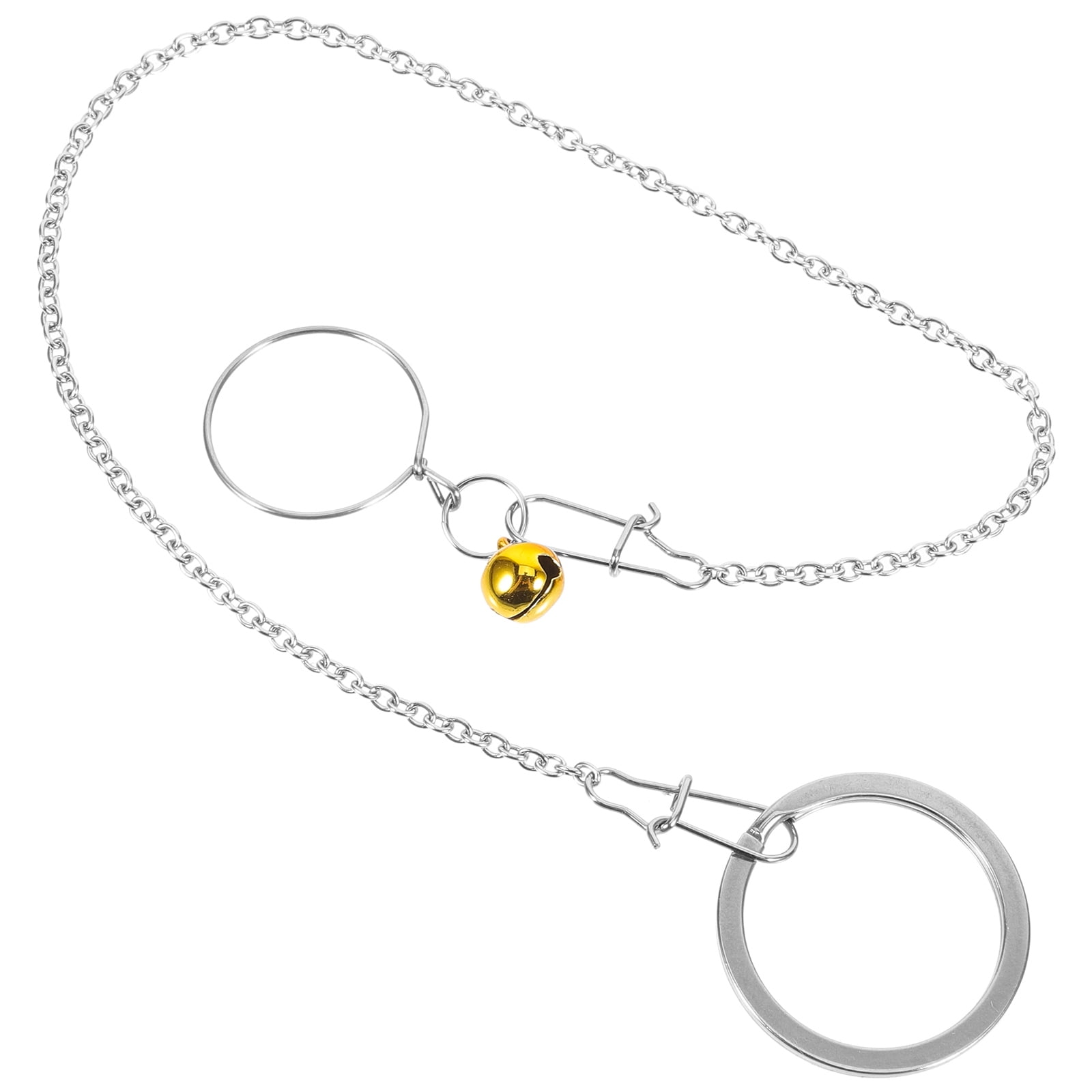 Raindrops Bird Harness Chain Stainless Steel Budgie Millet Feeder ...