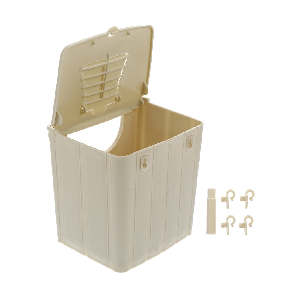 Raindrops Bird Hatching Breeding Box Feeder with Catcher Tray Nest Toy ...