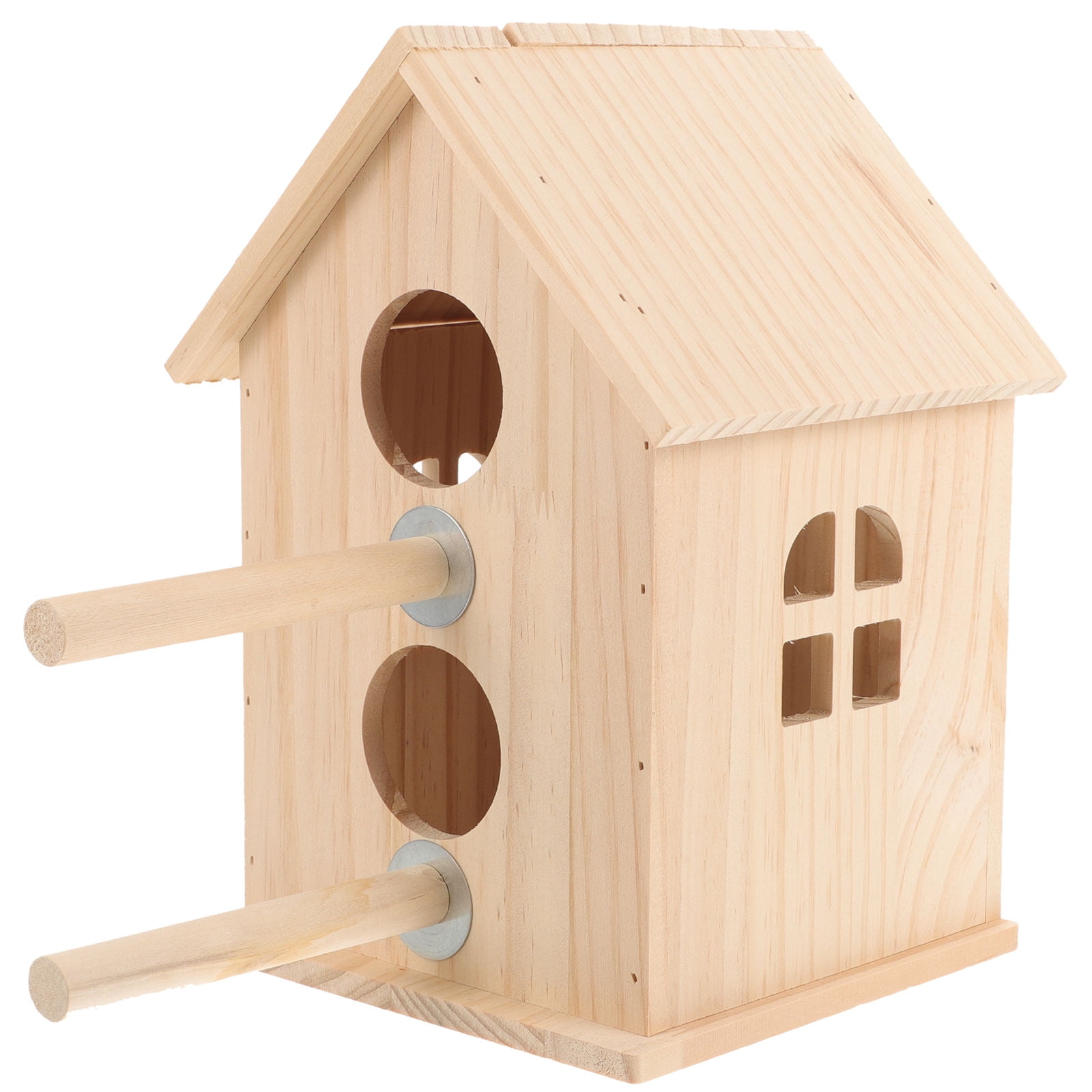 Raindrops Nesting Box for Budgies Wood Khaki Nesting Backyard 1Pcs 10 ...