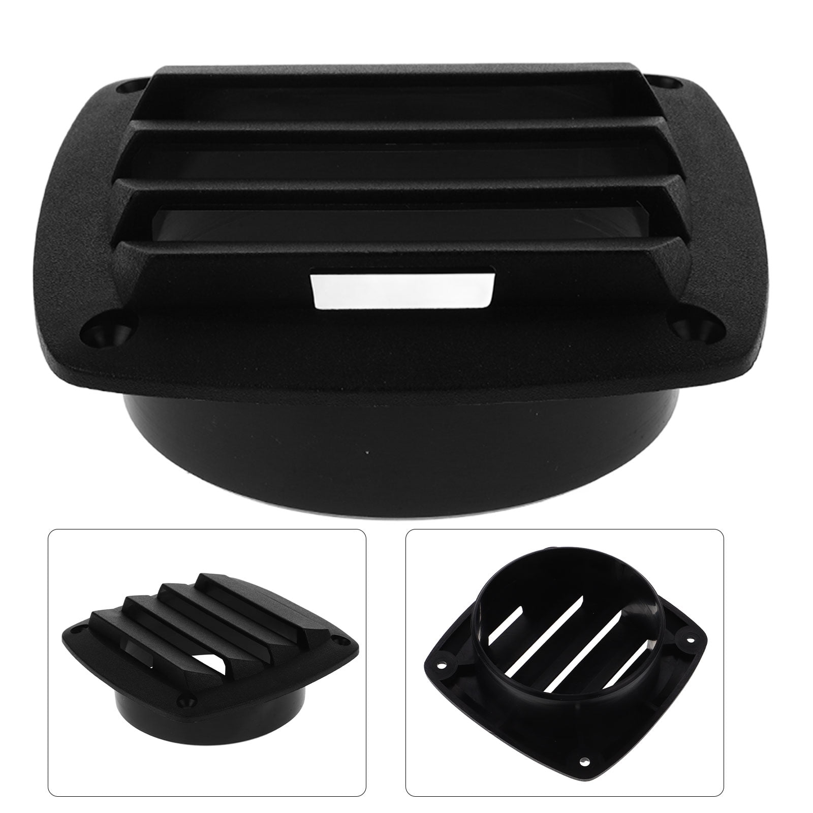 Raindrops Black Marine Vent 1Pack 12.70X12.70X5.00CM Boat Ventilation ...
