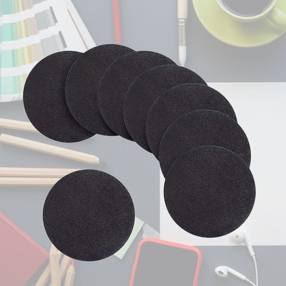 DEMACRIO Painting Supply Black Round Paperboard for Craft Projects 8Pcs ...