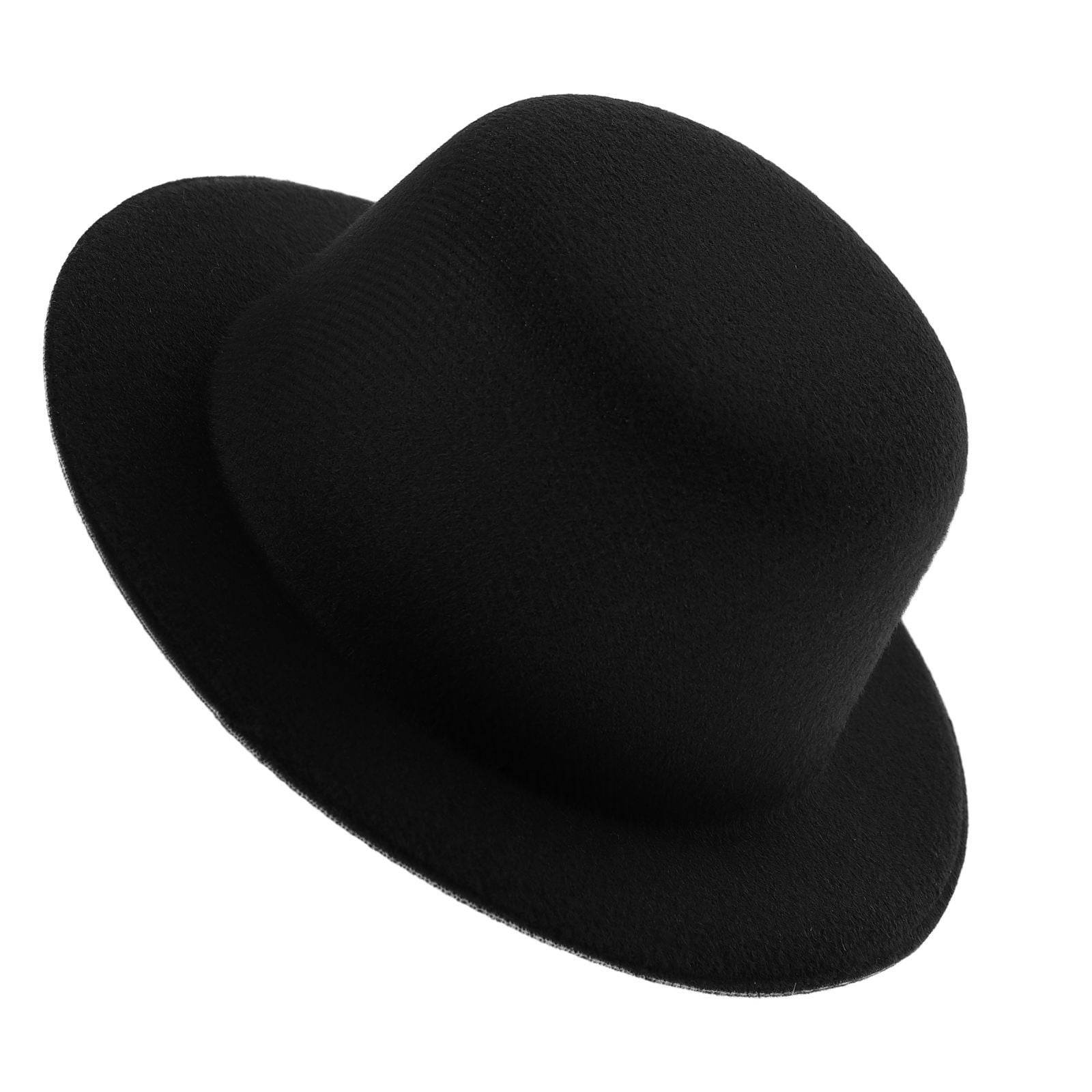 Raindrops Black Plush Topper Hats for Dolls Mini Craft Hats Mini Formal ...