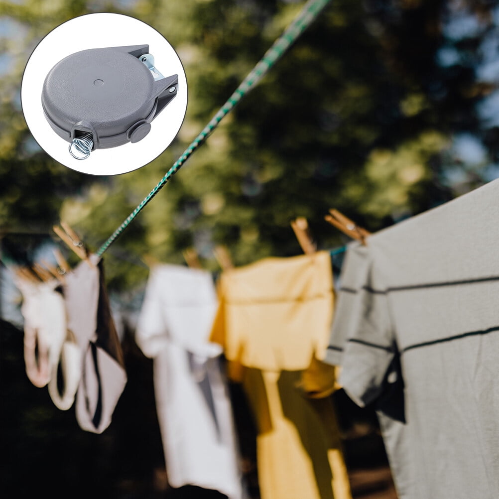 Raindrops Black Retractable Clothesline Rope Made of ABS for Hanging ...
