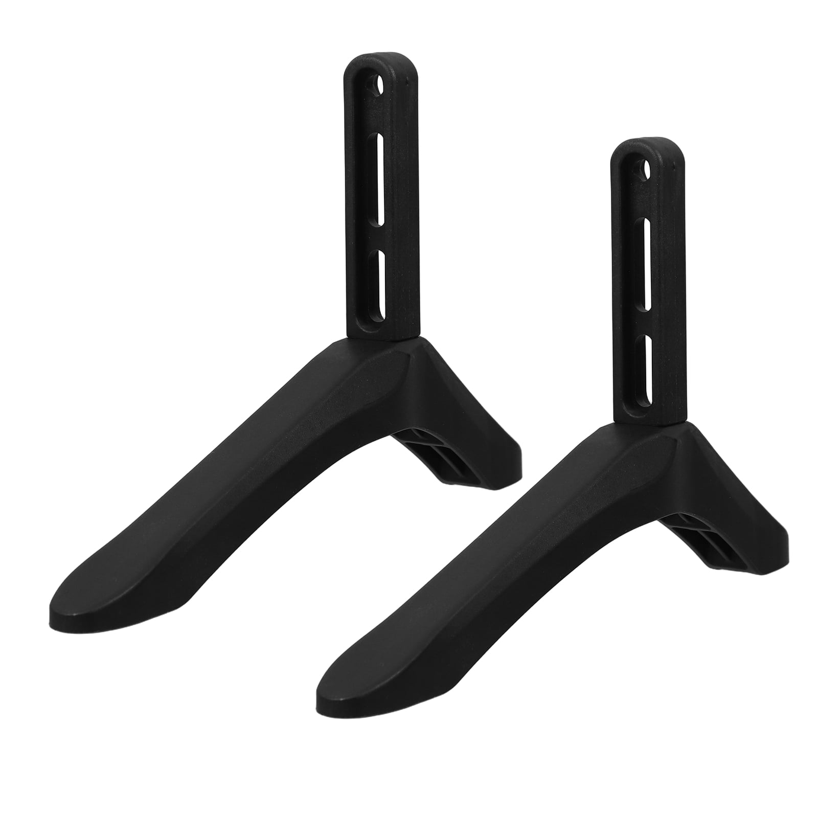 Raindrops Black TV Stand Base - Sturdy, Universal Fit, Space Efficient ...