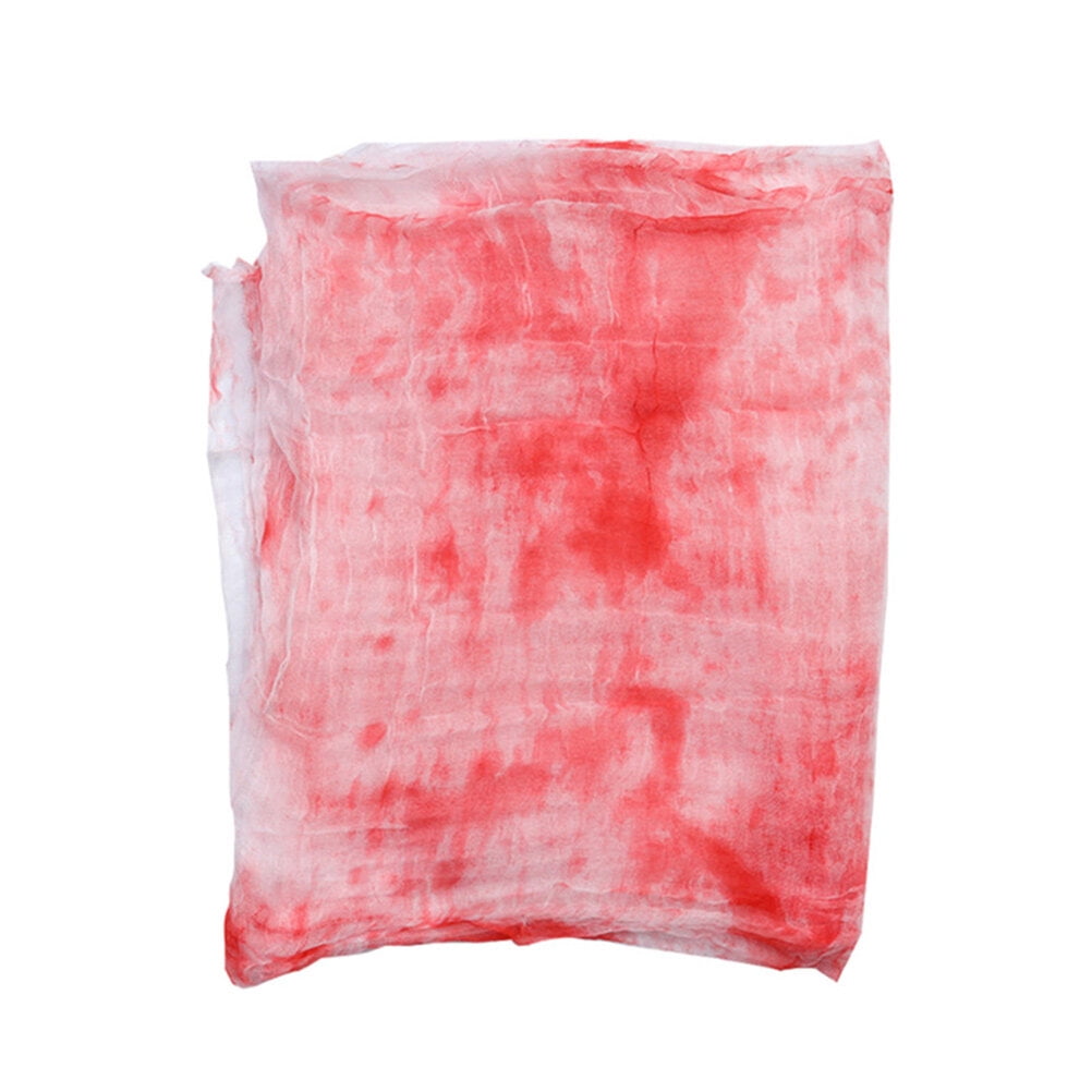 Raindrops Red Gauze Prop for Party Decoration Spooky Decor for Haunted ...