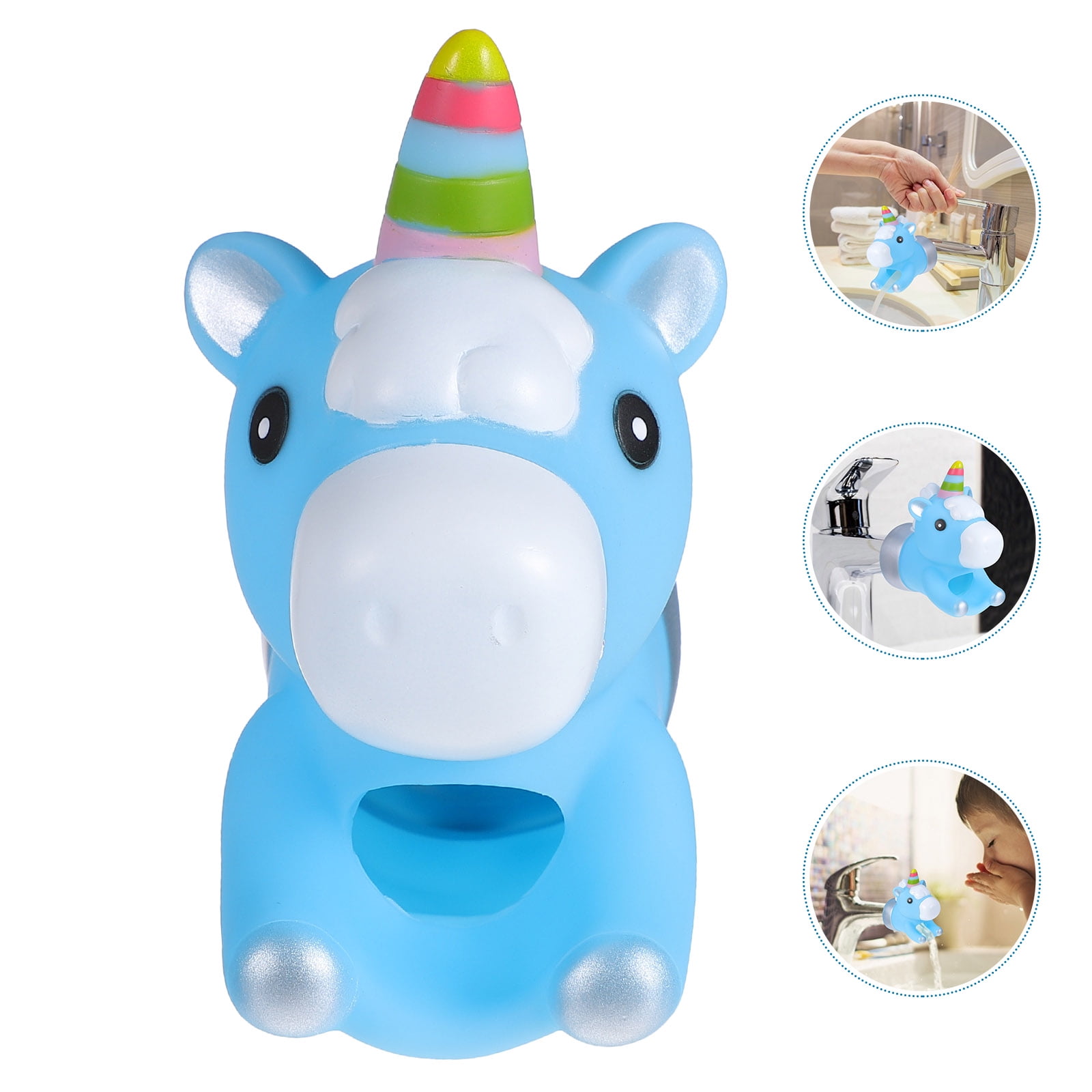 Raindrops Blue PVC Faucet Extender for Kids Easy Attachment Enhances ...