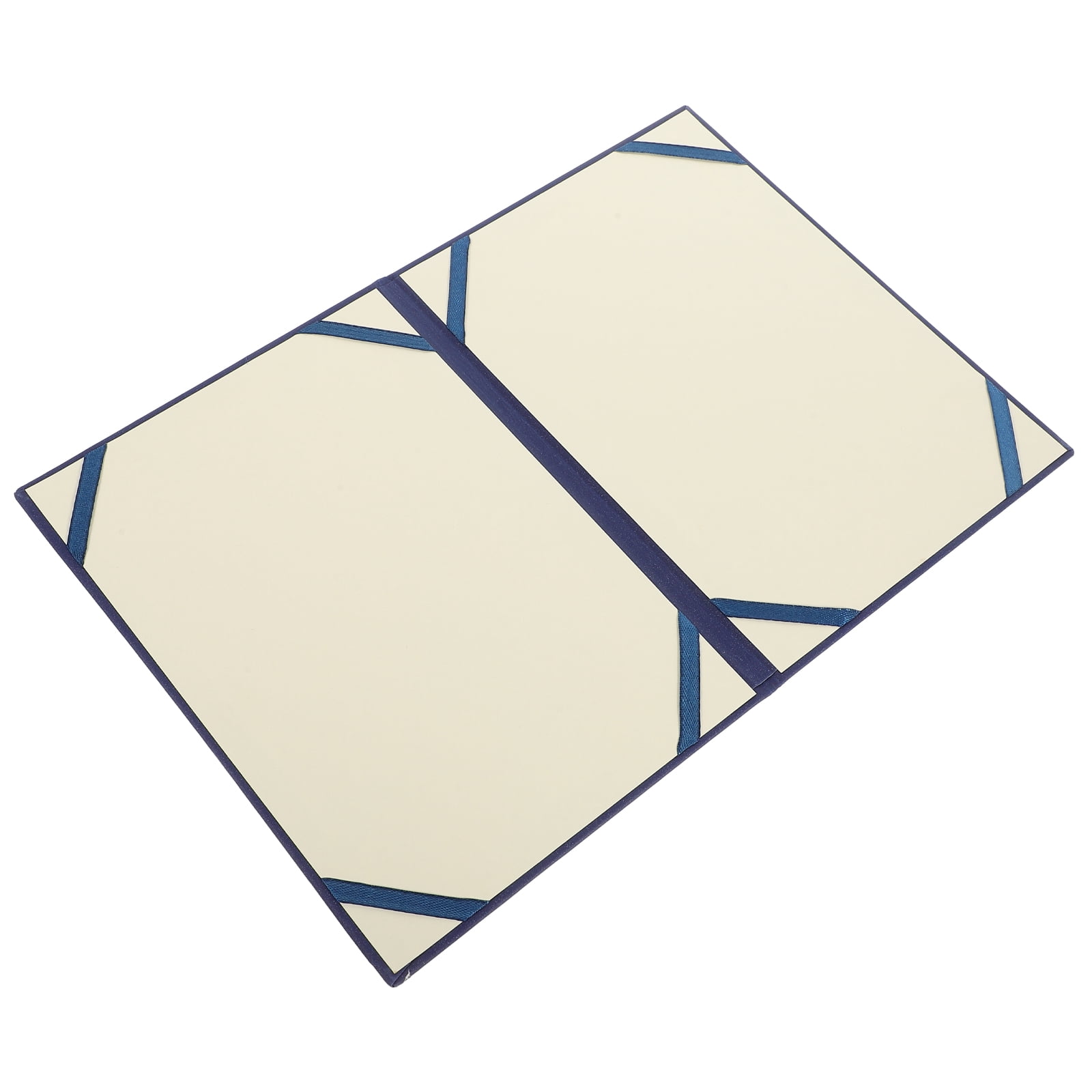 Raindrops Blue Paper Certificate Cover for Protection to Display Awards ...