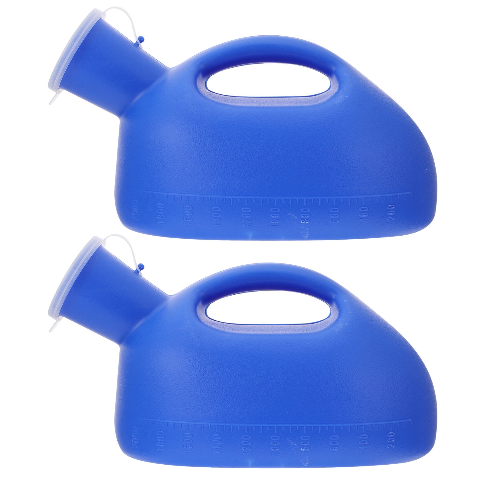 Raindrops Blue Plastic Home Urinal Bucket with Lid for Elderly Large ...