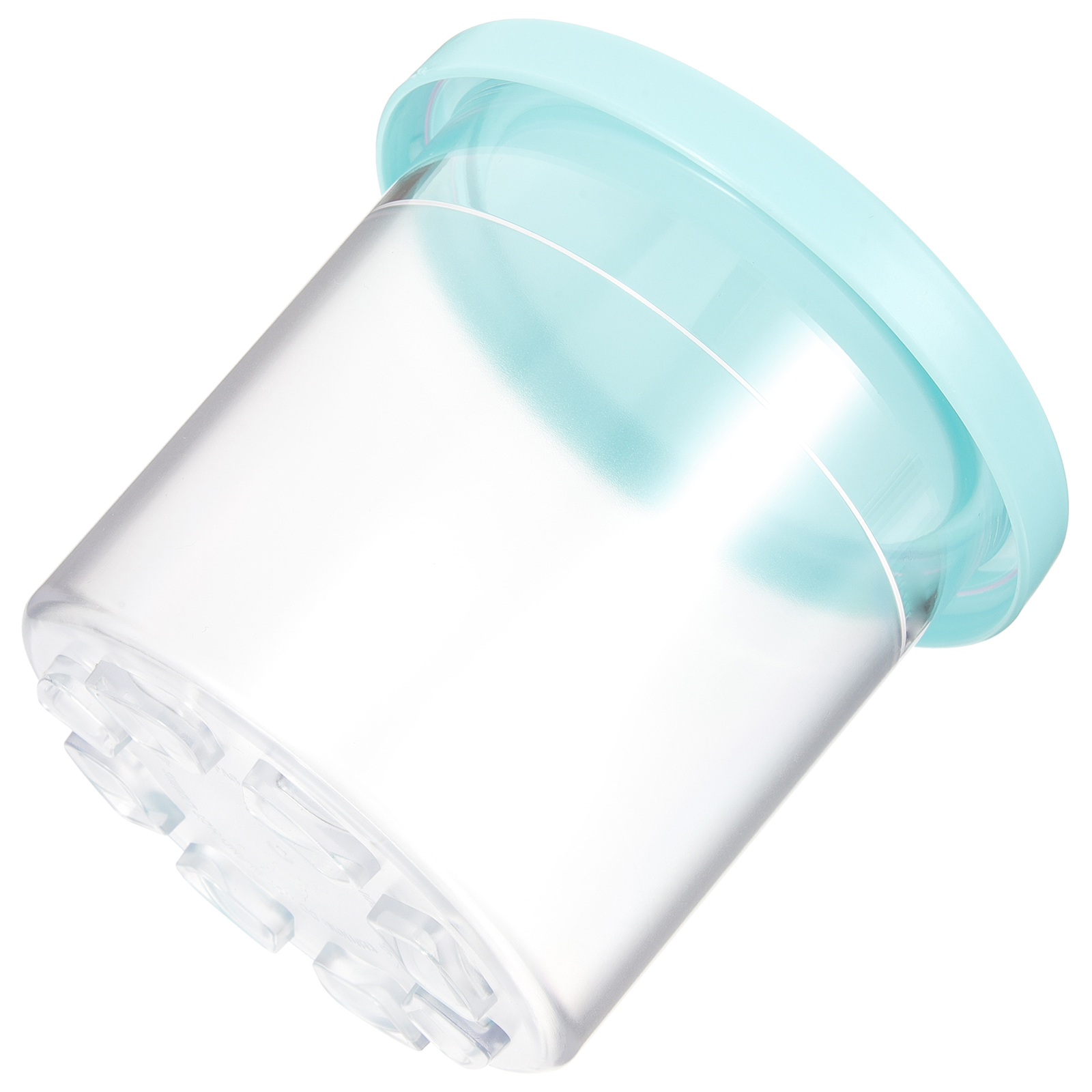 Raindrops Blue Plastic Ice Cream Storage Container with Lid for ...