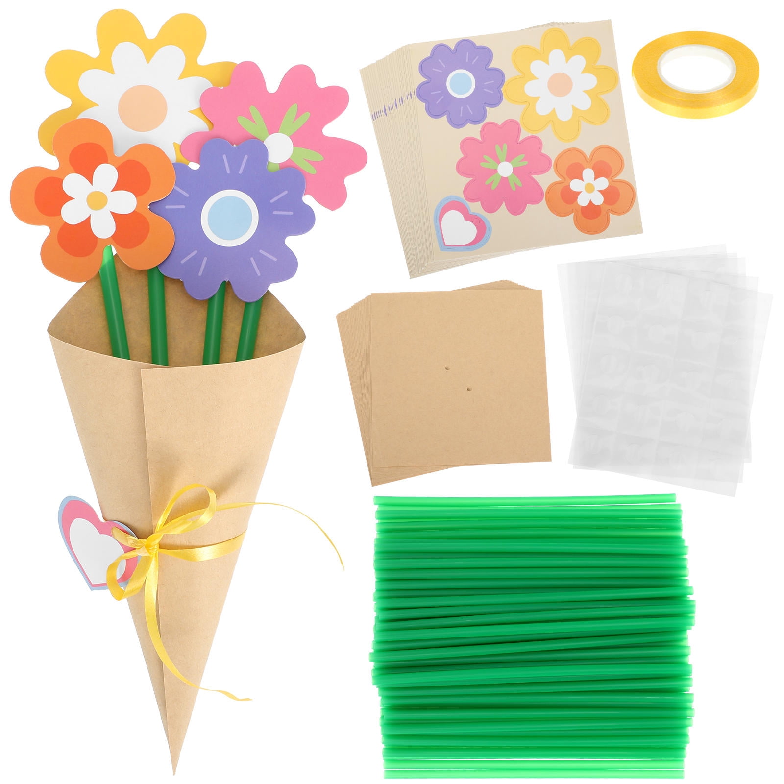 Raindrops Bouquet Paper Craft Kit Make Your Own Flower Fragrant ...
