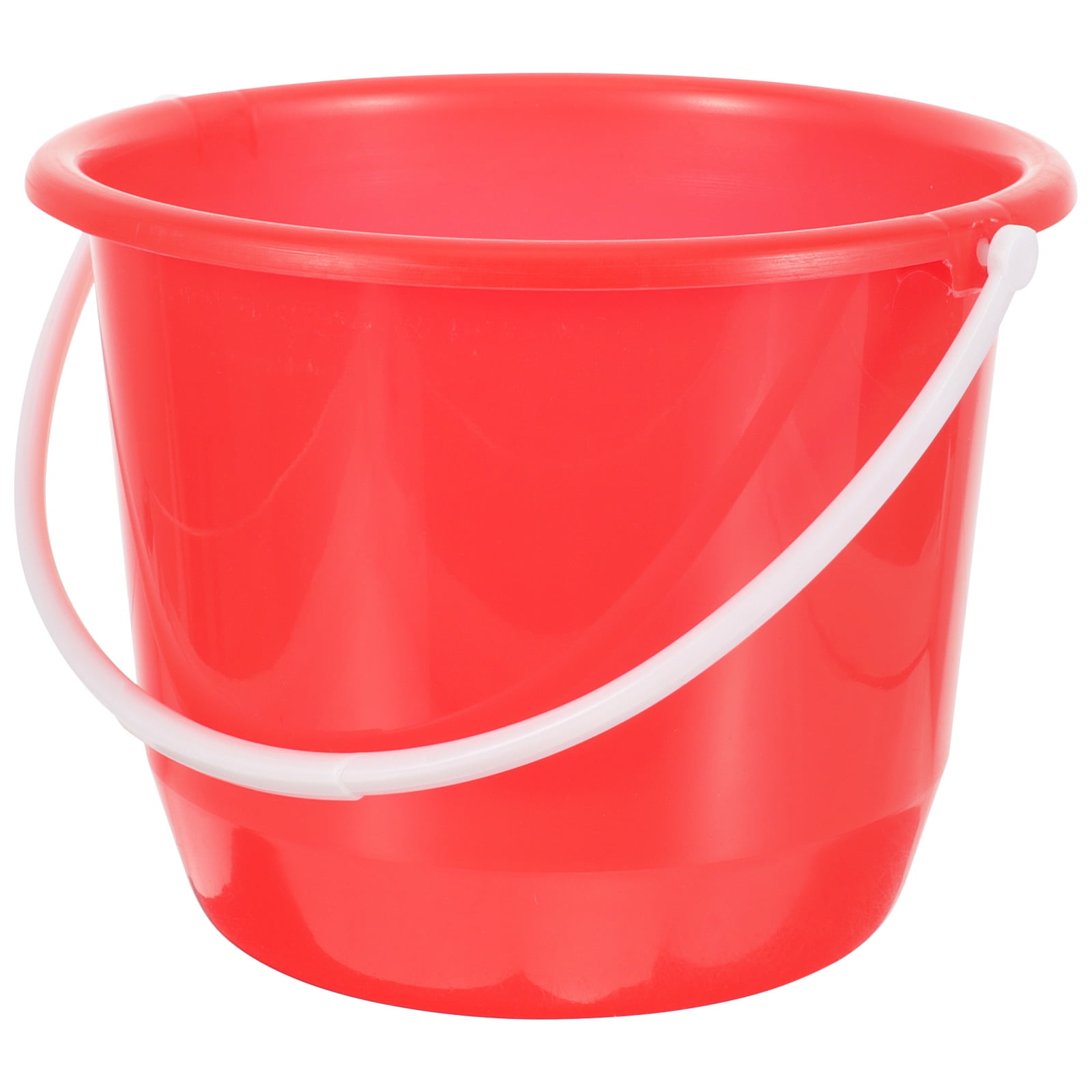 Raindrops Bowl Cleaning Bucket Container Portable Tub Buckets Bath Red ...