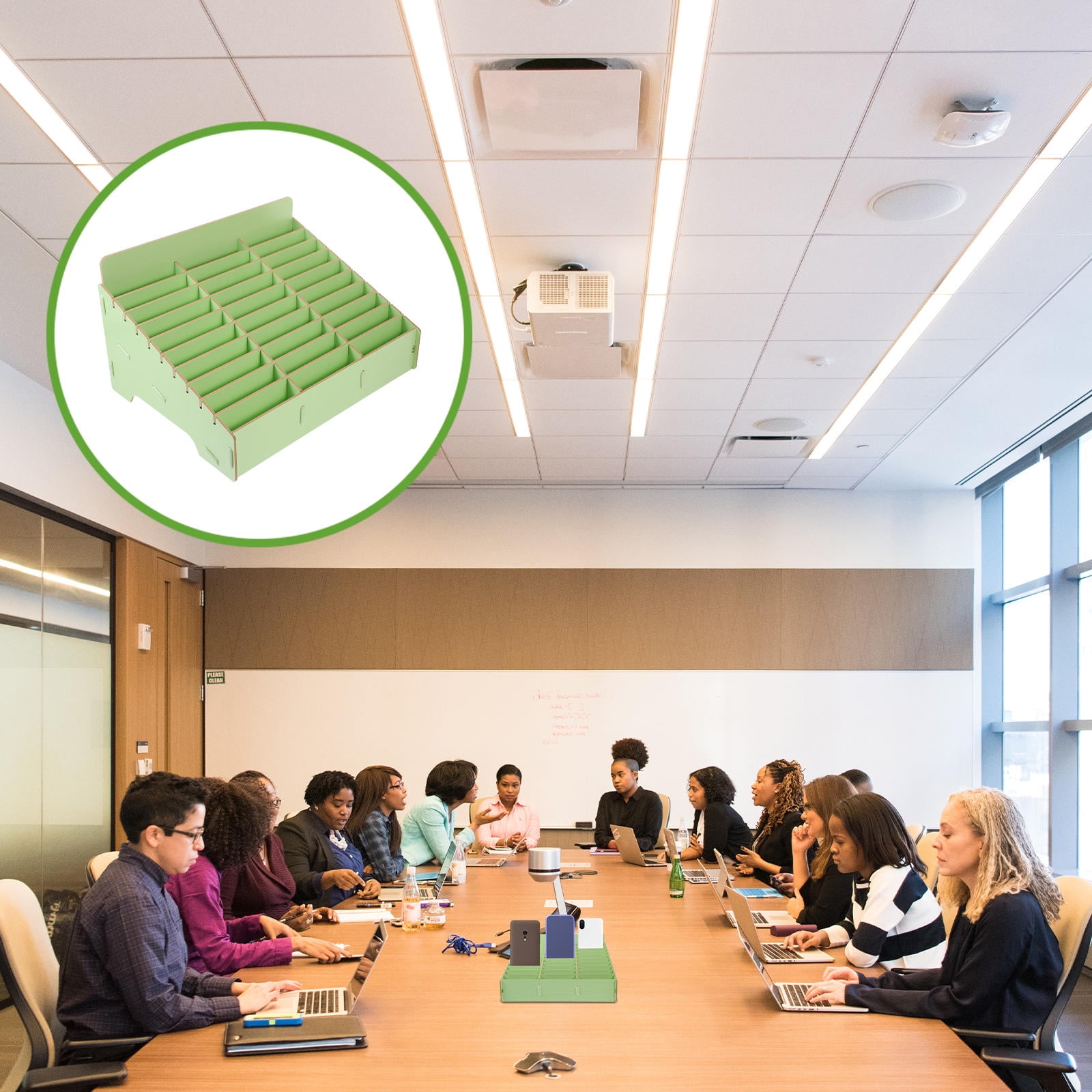 Raindrops Boxes Mobile Phone Management Storage Multi-grid Cell ...