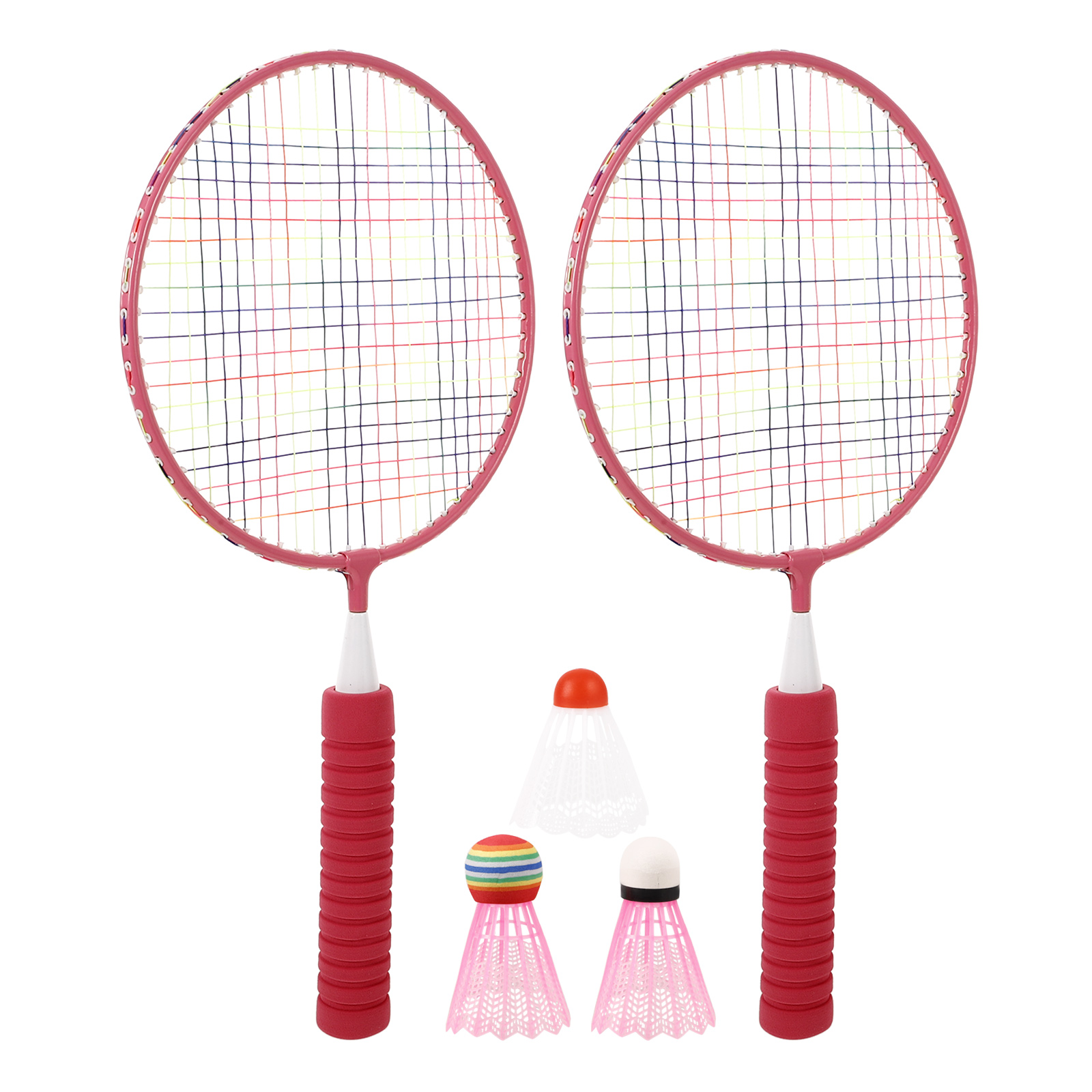 Raindrops Bracket Rackets Ball Free Protective Cover Badminton Game Kit ...