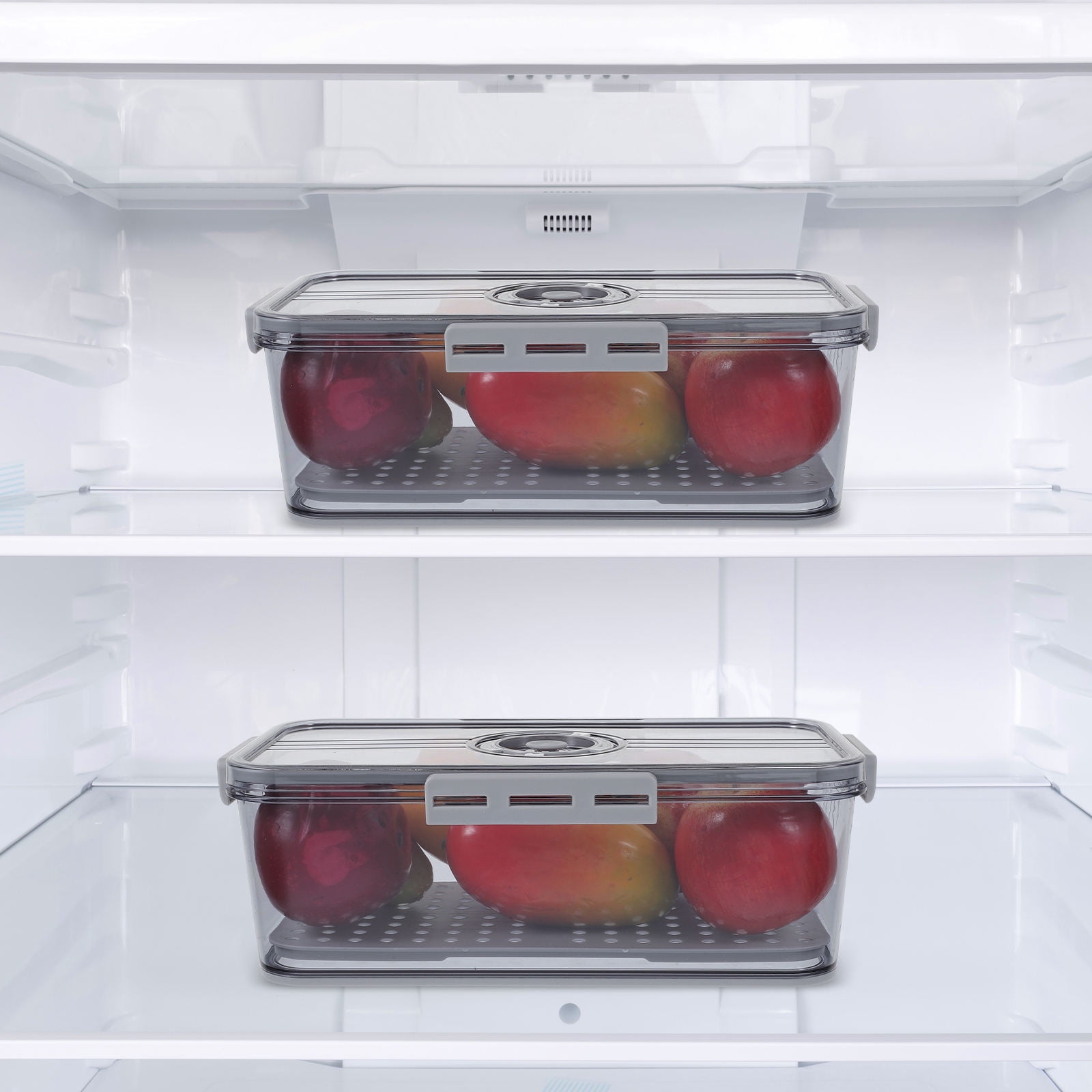 Raindrops Bread Box Bread Boxes For Kitchen Counter Airtight Plastic ...