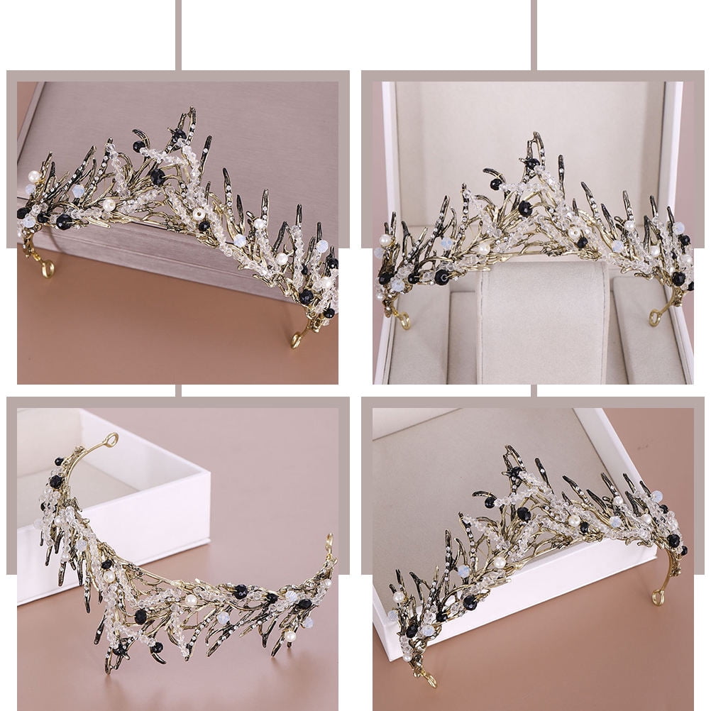 Raindrops Bride Tiara Lady Elegant Crown Bridal Alloy Crown Bride ...