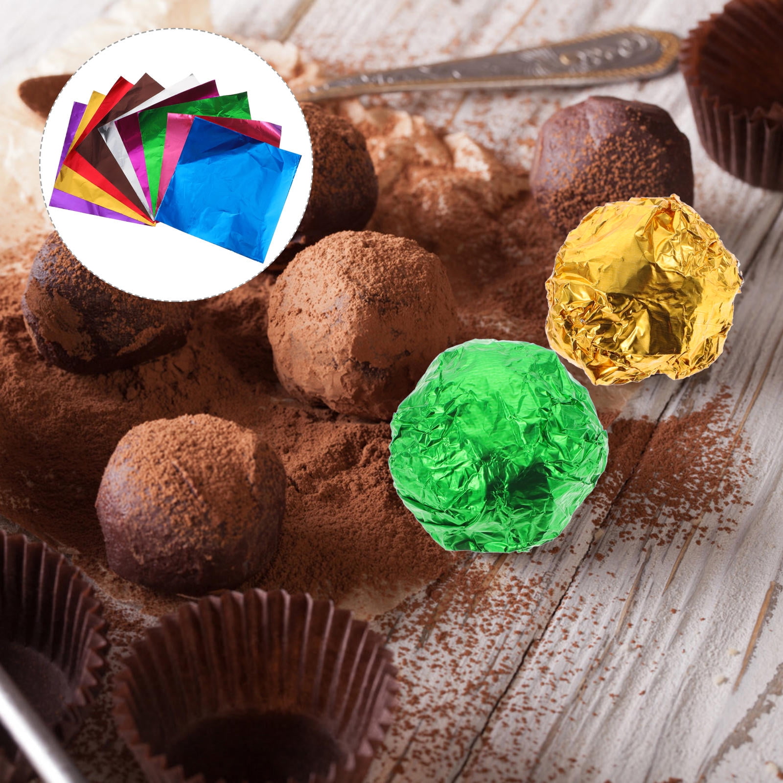 Raindrops 900Pcs Multi Function Colored Foil Paper for Candy and ...