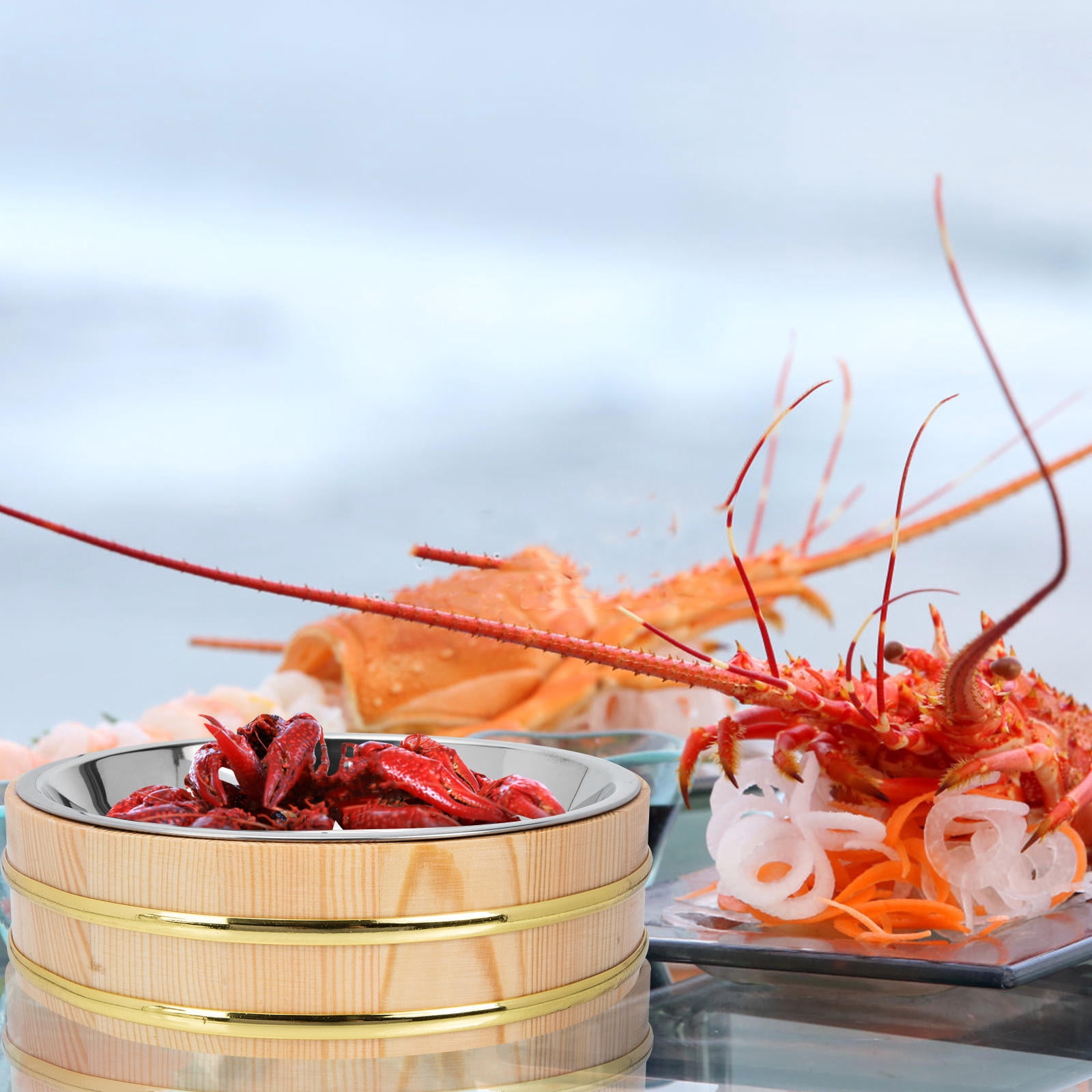 DEMACRIO Restaurant Sushi Container Wooden for Sushi Ware in Japanese ...