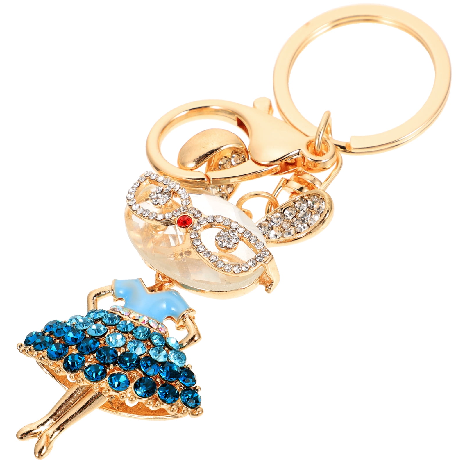 Raindrops Bunny Pendant Blue Bag Decoration 1Pack 4.32X1.57X0.59in ...