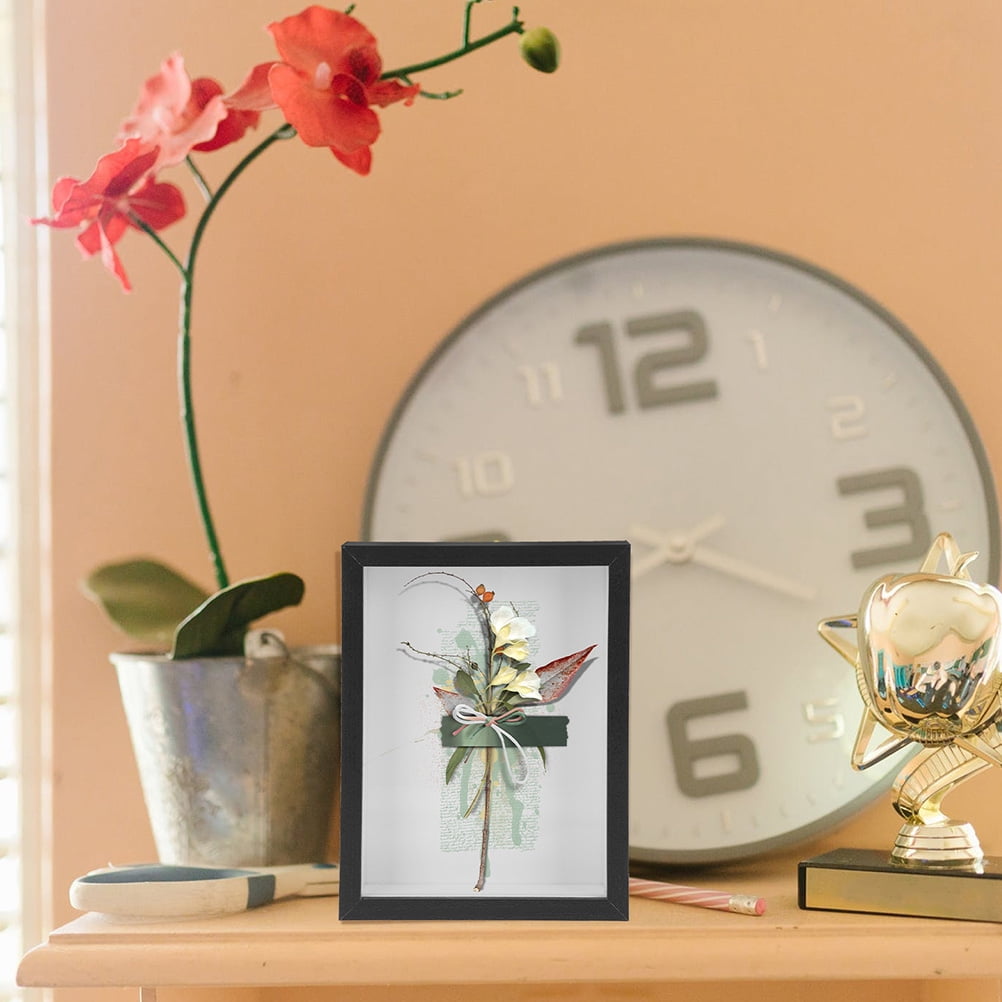 Raindrops Butterflies Specimen Box Chic Desktop Display Case Dried ...