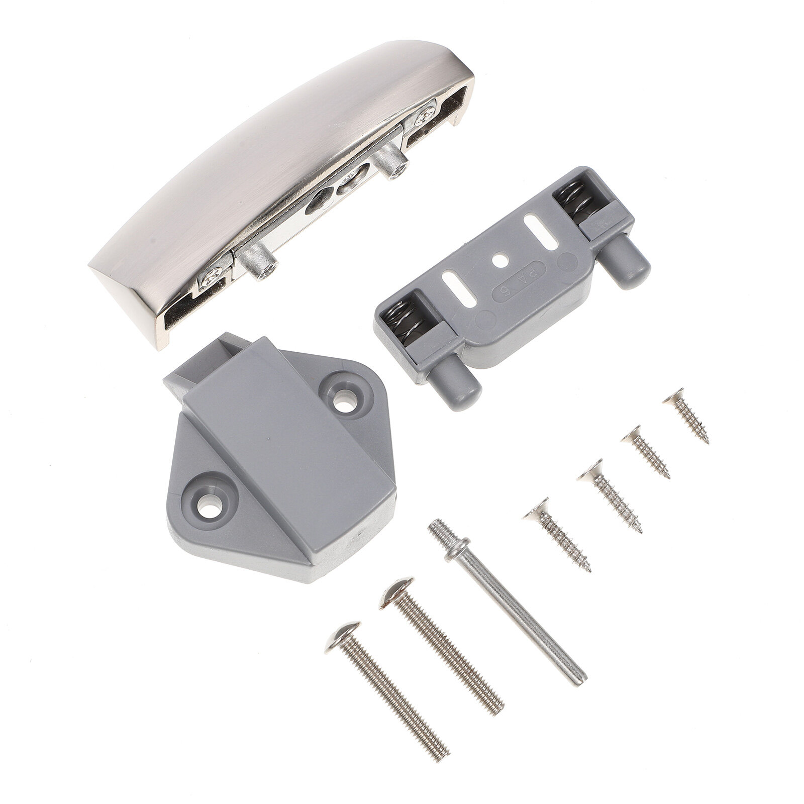 Raindrops Button Catch Lock for Van RV Handle Gate Door Cabinet Silver ...