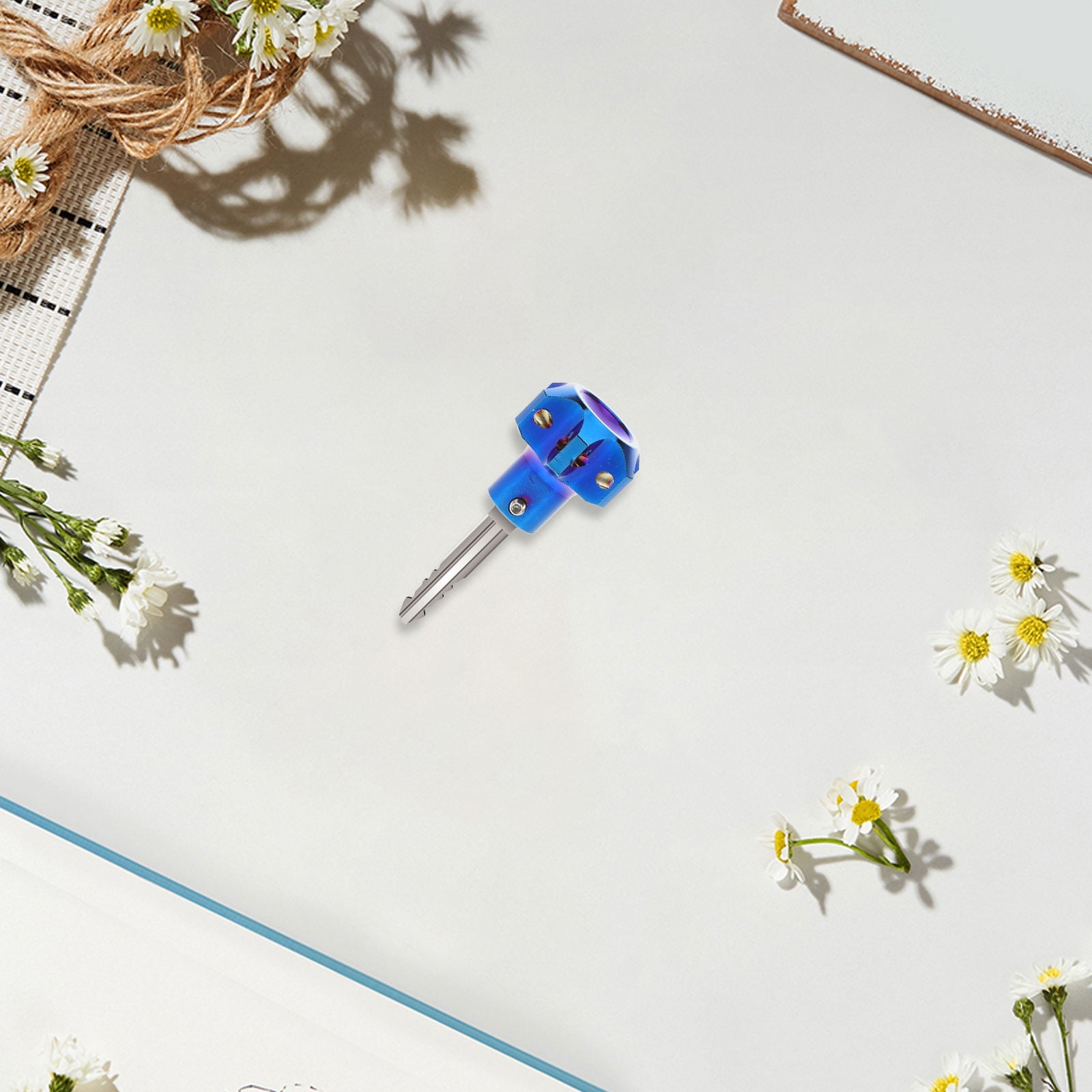 Raindrops CNC Machined Motorcycle Key Cover Decorative Key Ring for ...