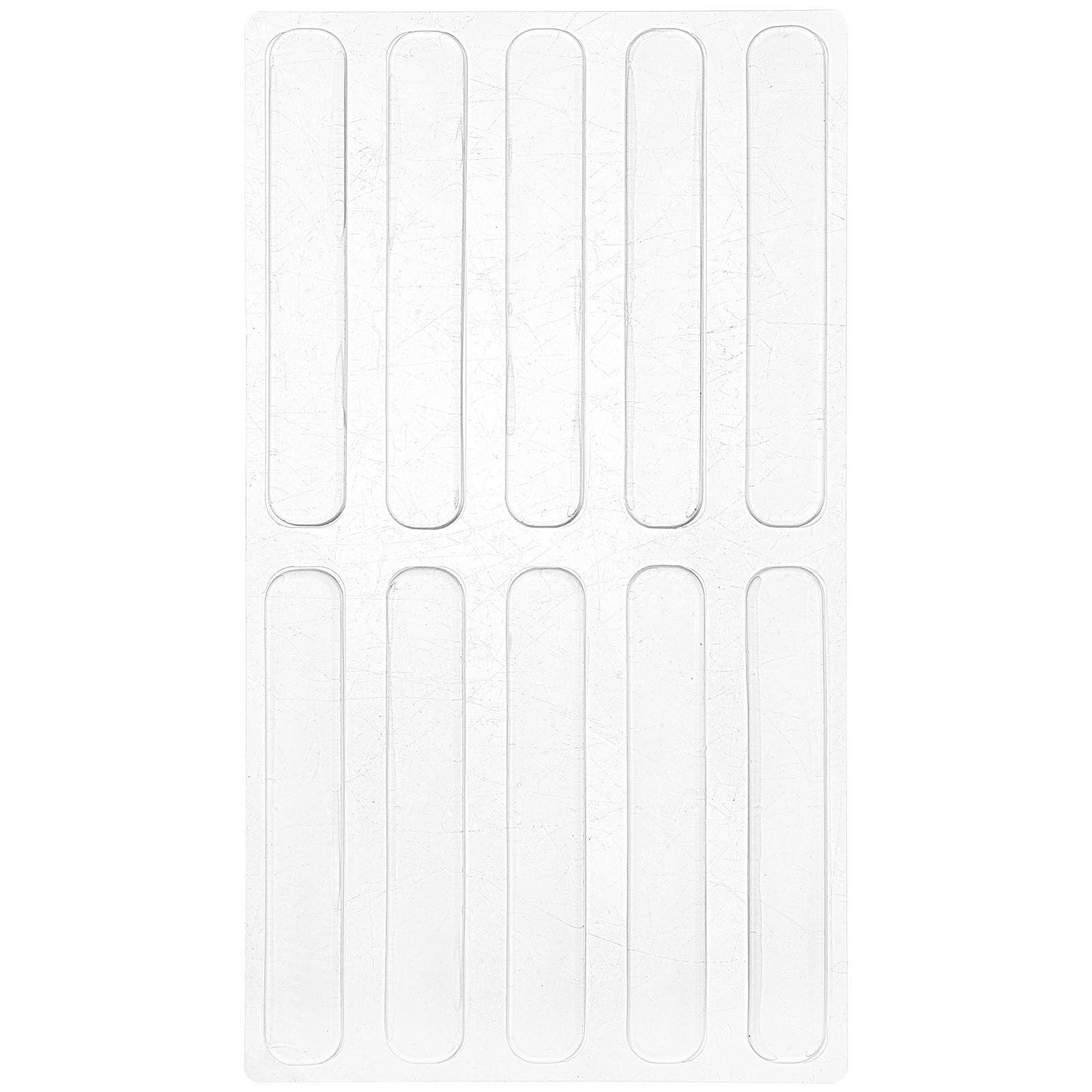 Raindrops Cabinet Door Bumper Clear Strips 2 Sheets Silicone Rubber ...