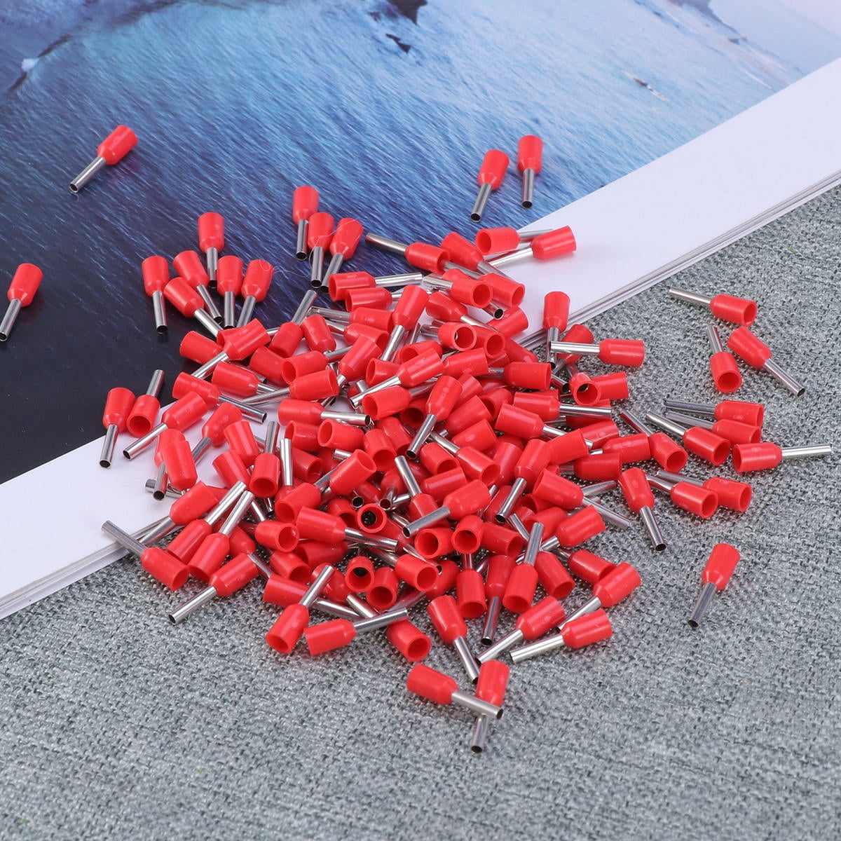 Raindrops Insulated Terminal Connector Cable Lugs Red 1000Pack for ...