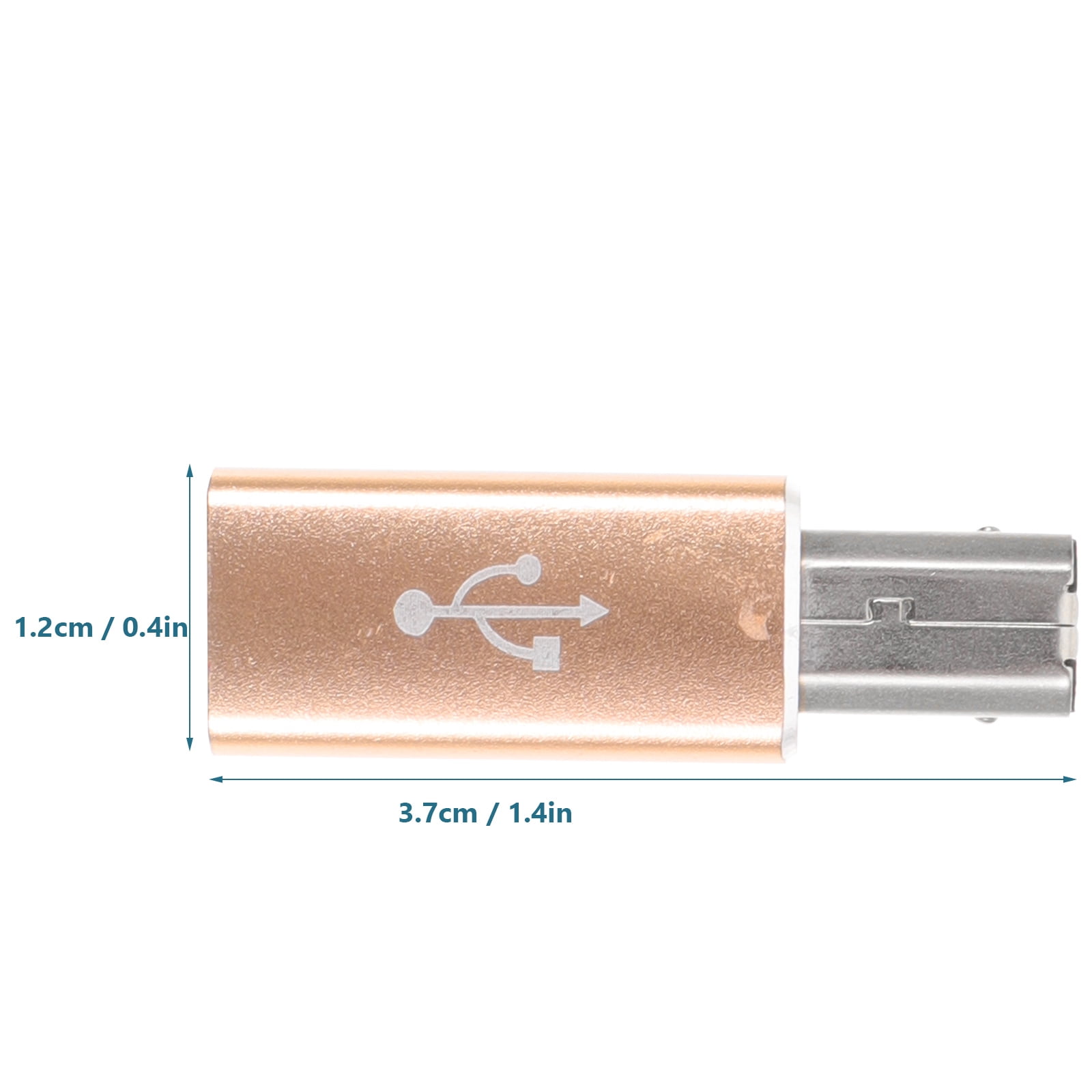 Raindrops Cable Printer Adapter Type-c to USB Adapter 1.2x0.8x3.7cm ...