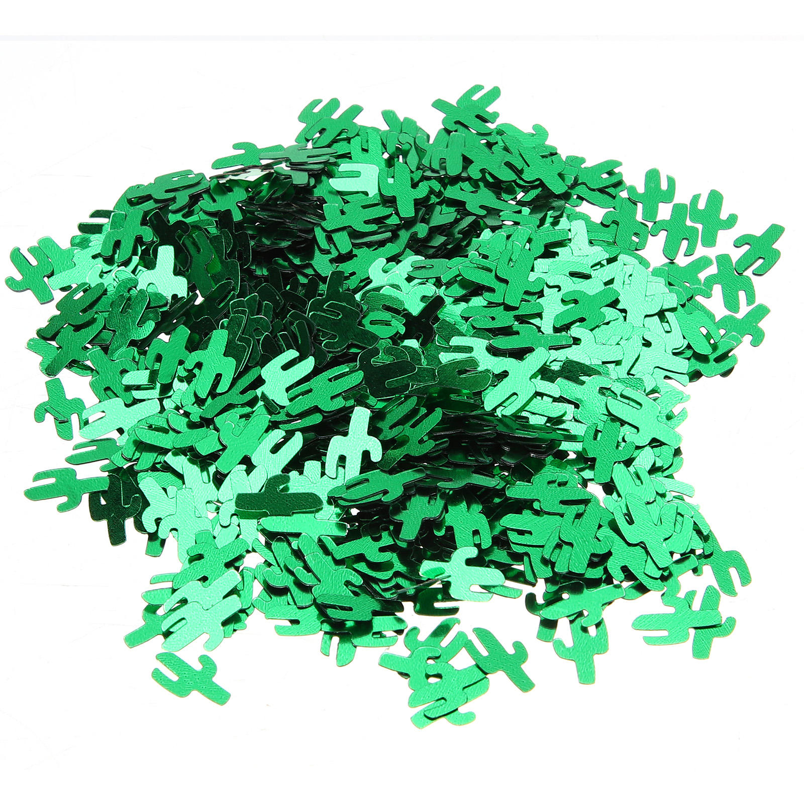 Raindrops Cactus Shaped Paper Confetti for Decor Green Color Adds ...