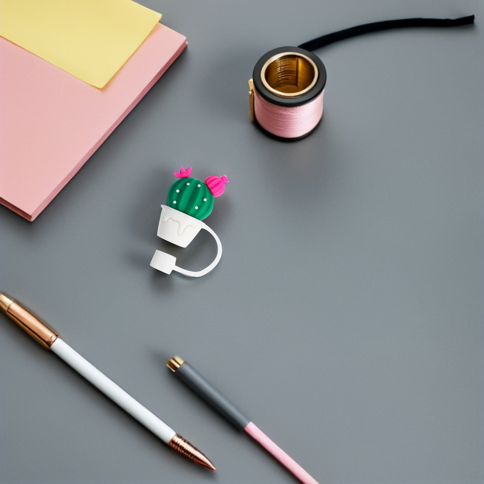 Raindrops Cactus Straw Covers 4Pcs Sealing Cap for Ceremonies and ...