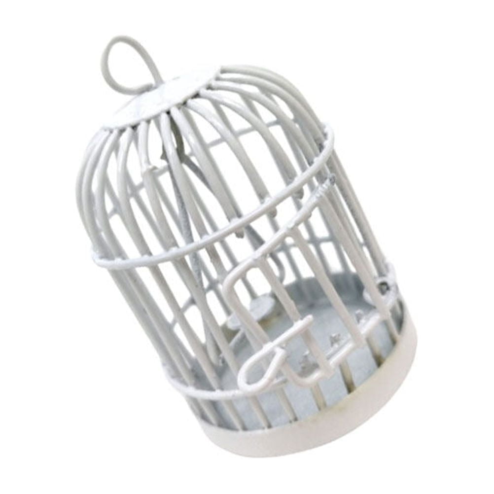 Raindrops Cage Doll House Bread Display Stand Miniature Fairy Figurines ...