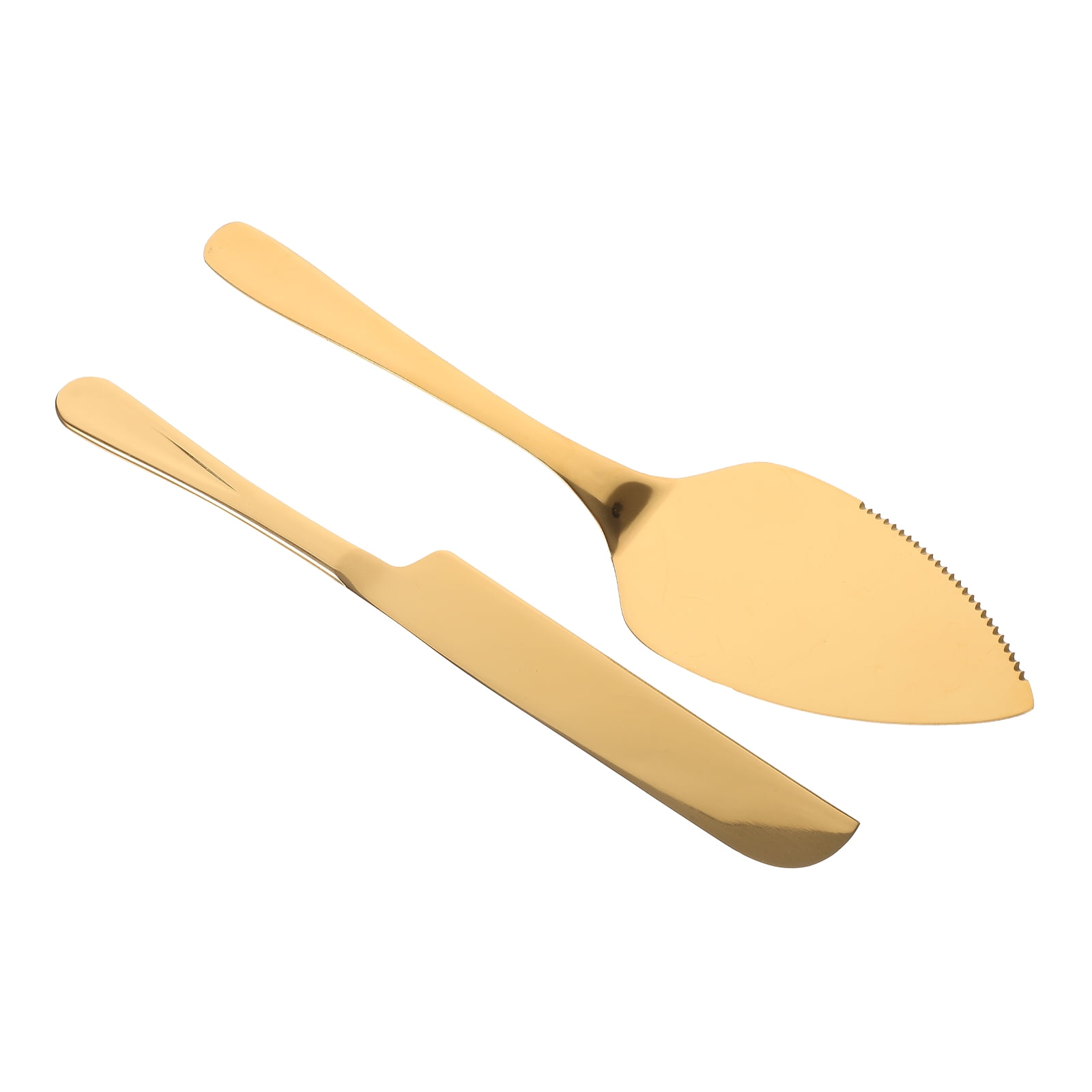 Raindrops Cake Cutter Spade Cake Knife Set 29.60X7.00X0.20CM Golden ...