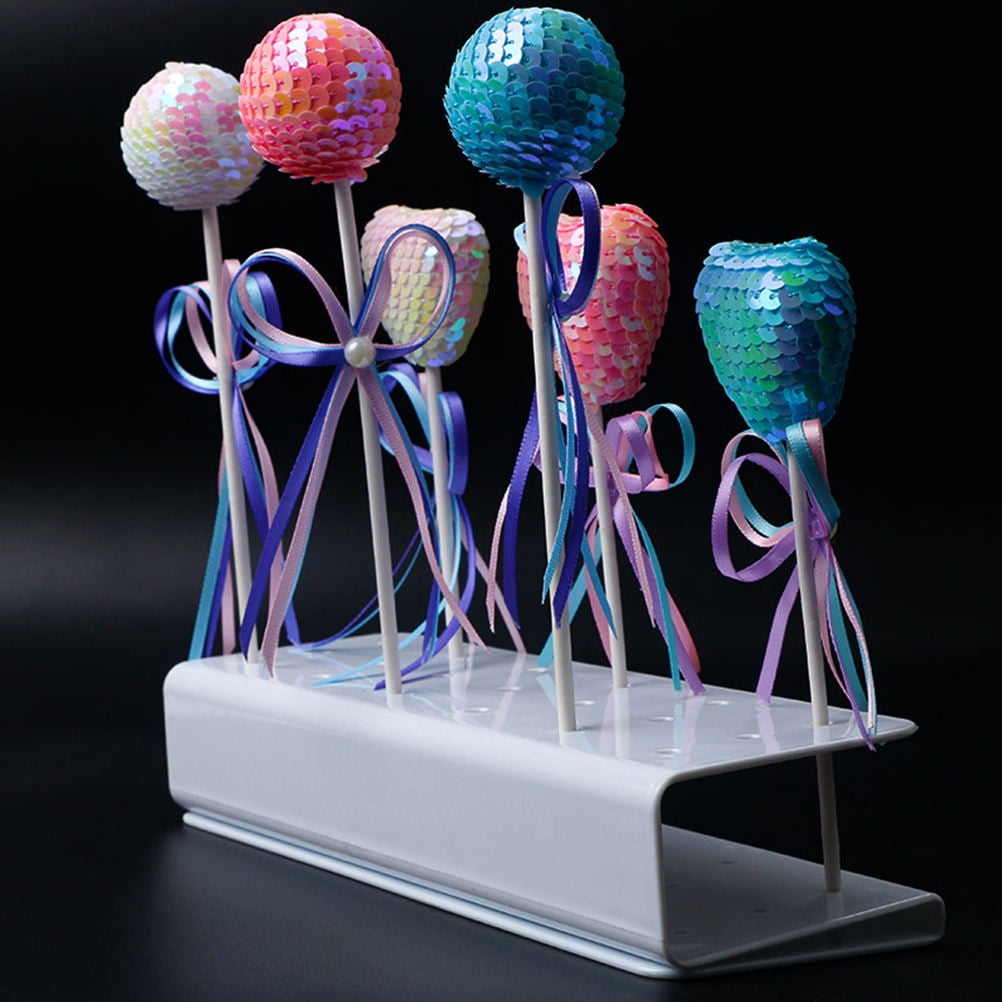 Raindrops Cake Pop Stands Lollipop Display Attractively Rectangular ...
