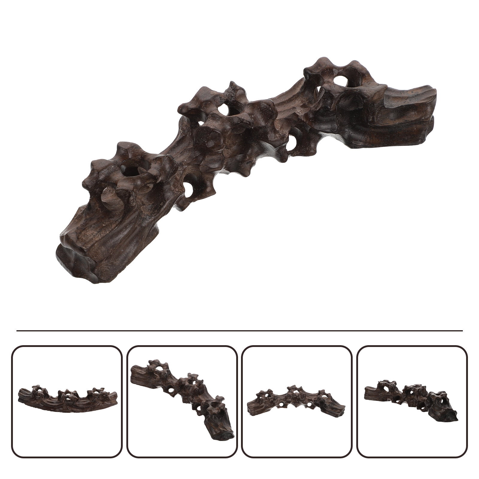 Raindrops Calligraphy Single Pen Holder Root Carving Chinese Brush ...