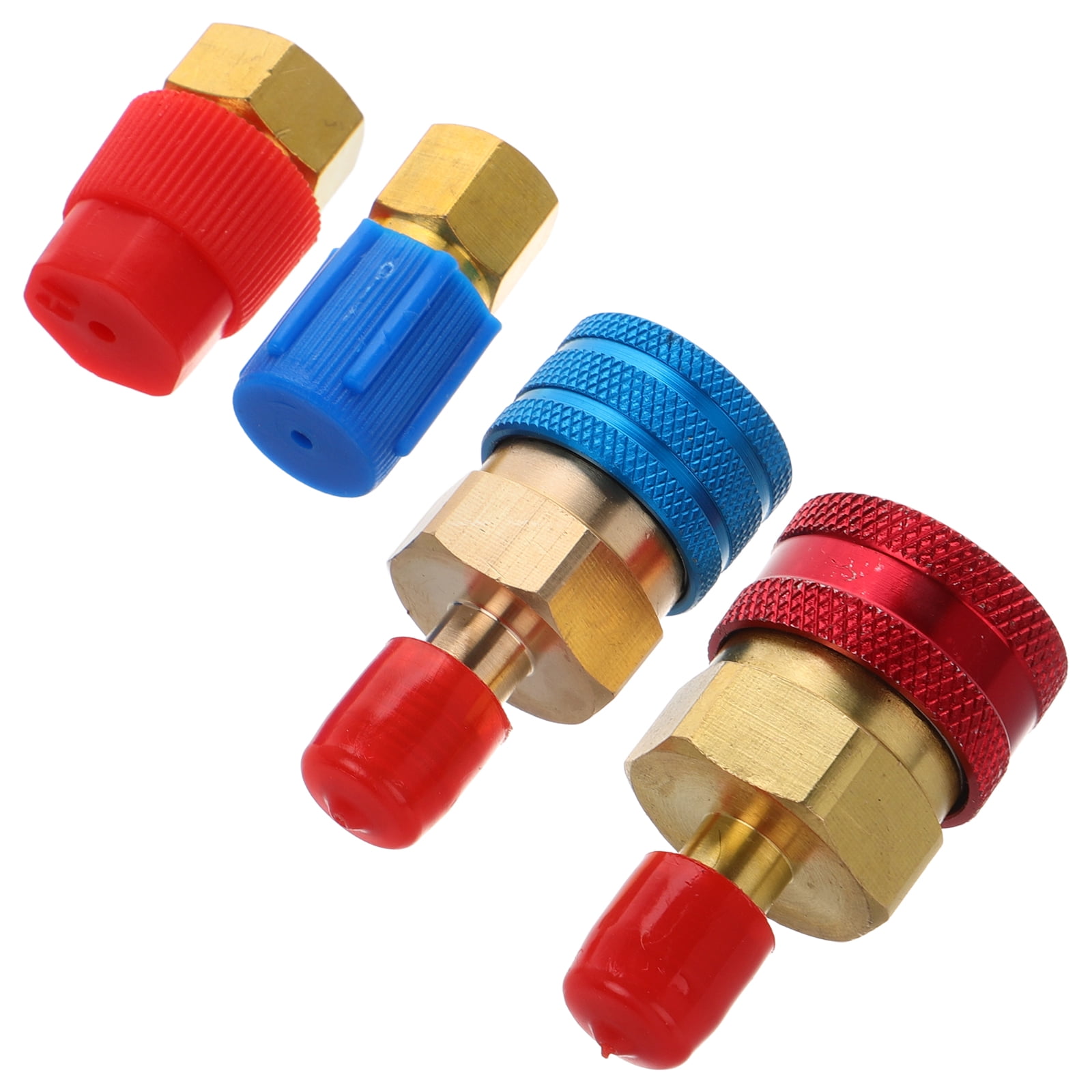 Raindrops Car Air Conditioning Recharge Inflator Hose Adapter Switch ...