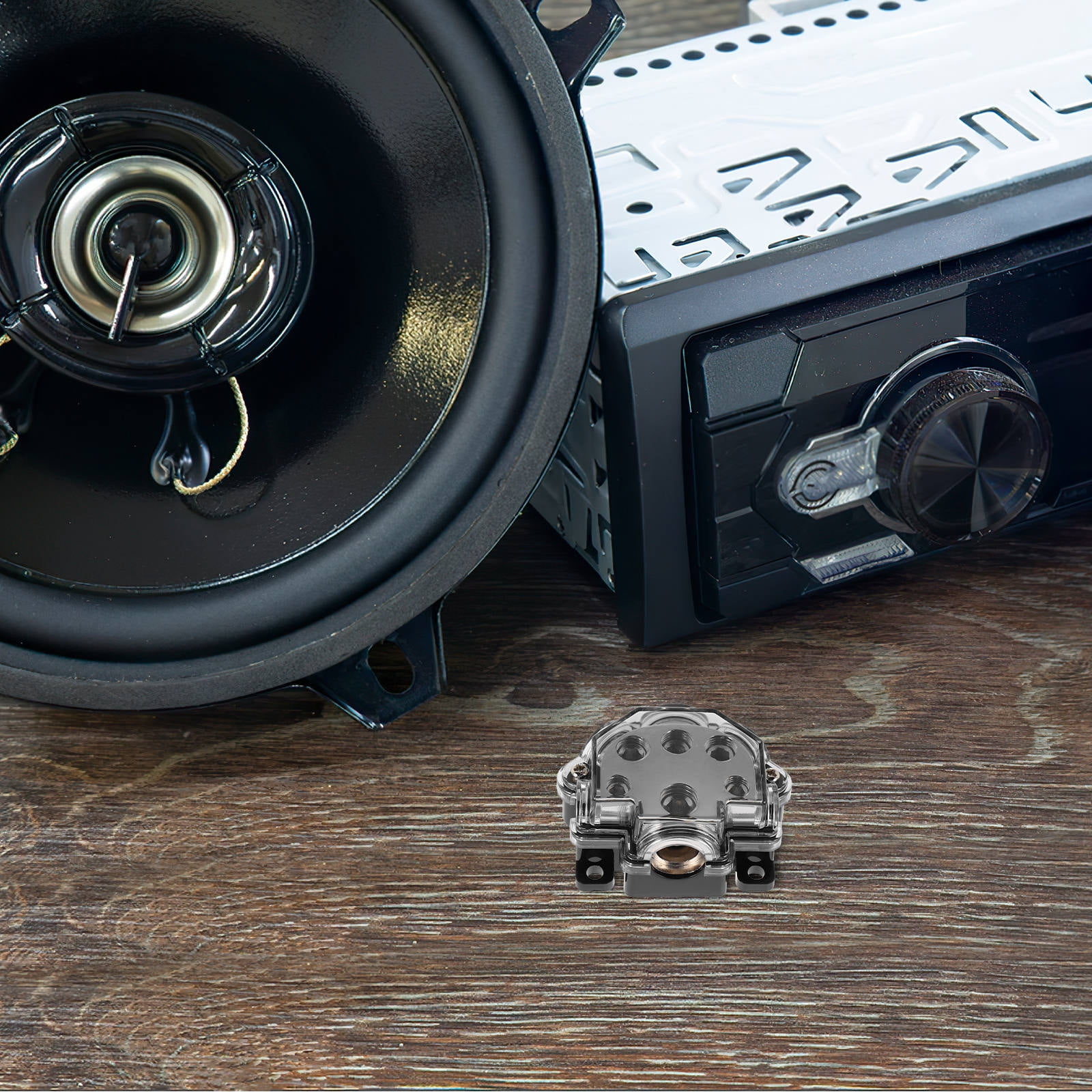 Raindrops Zinc Alloy Plastic Car Audio Power Distribution Block Tidy ...