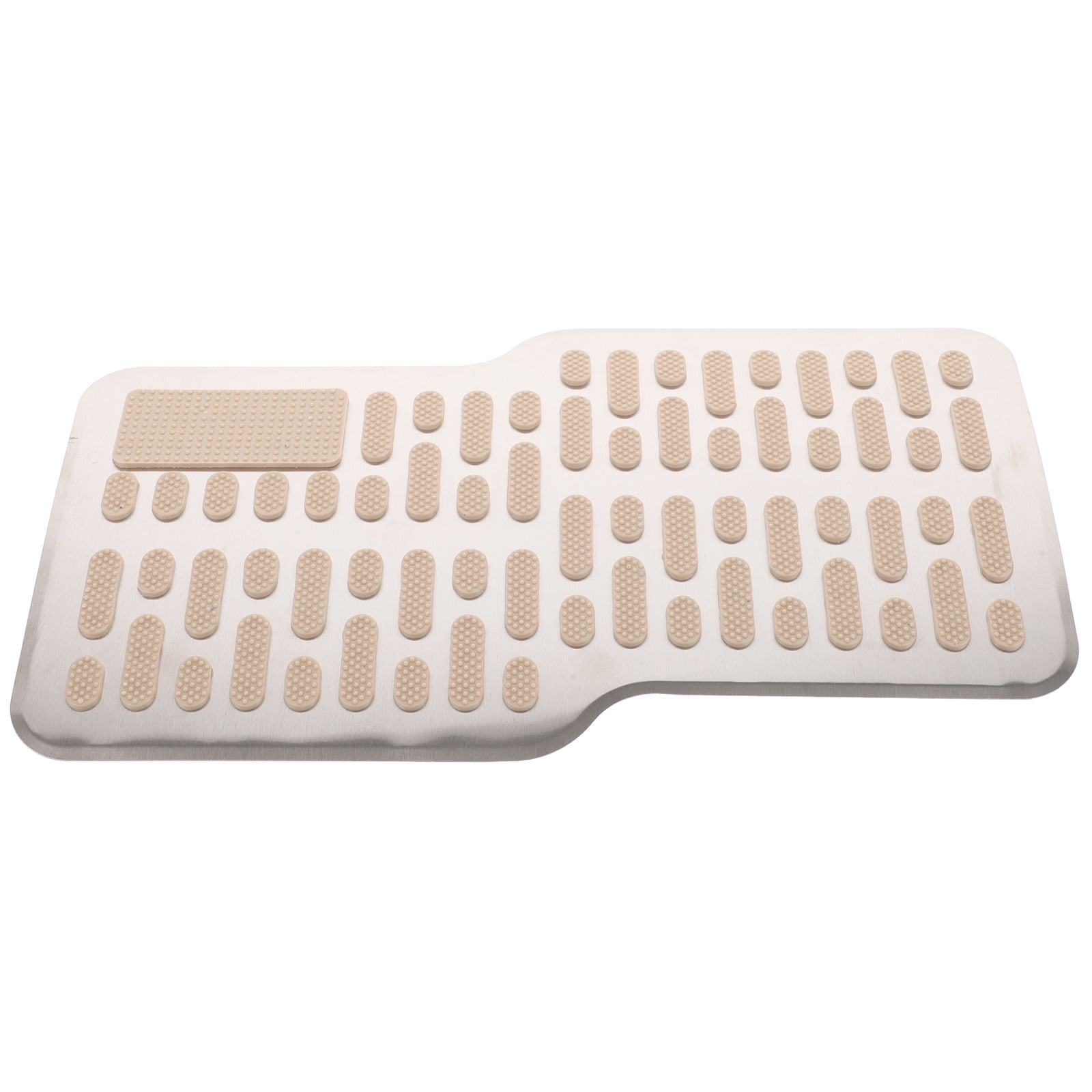 Raindrops Car Brake Pedal Pad for Safe Driving Stainless Steel Beige ...