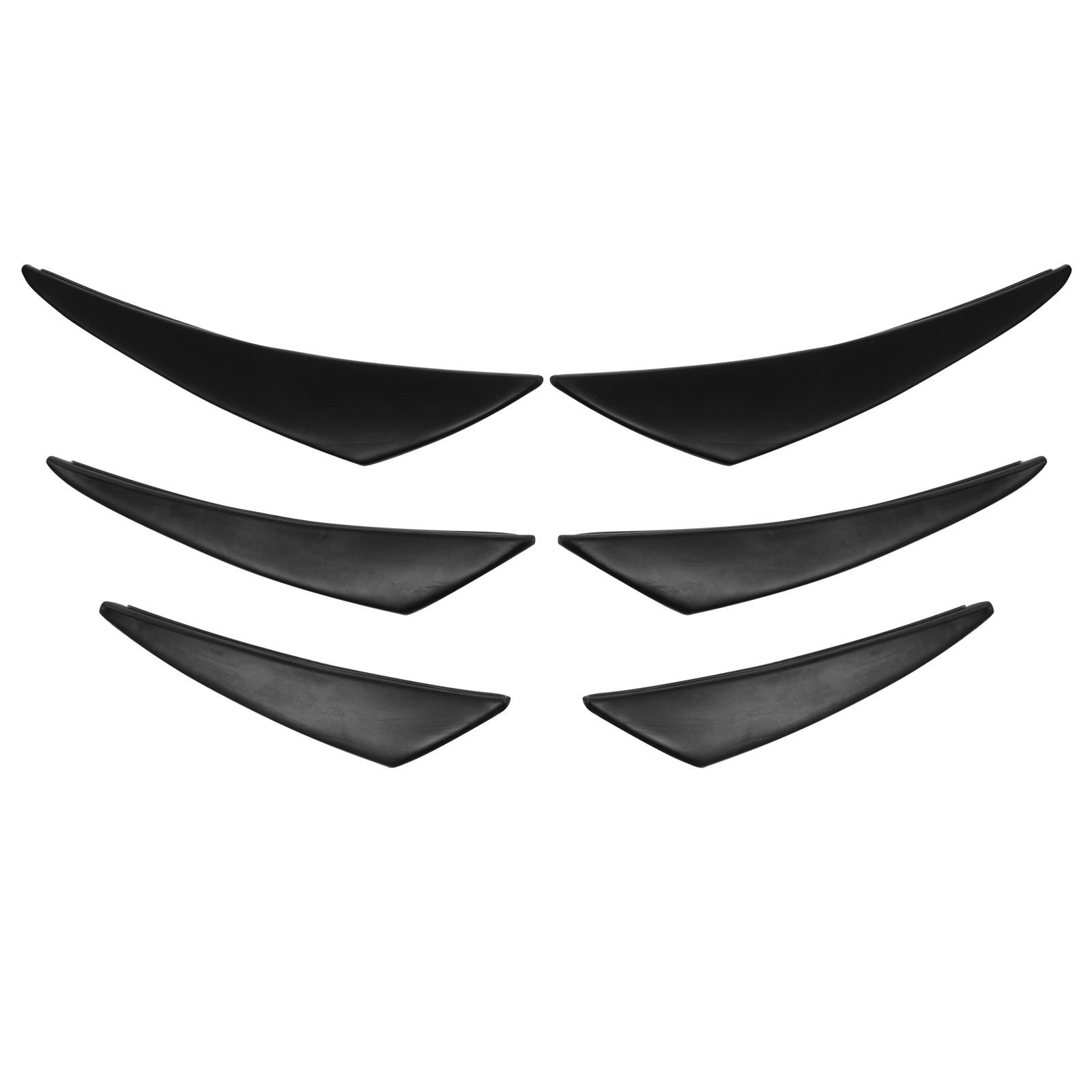 Raindrops Car Bumper Splitter Spoiler Diffuser Fins Universal Front ...