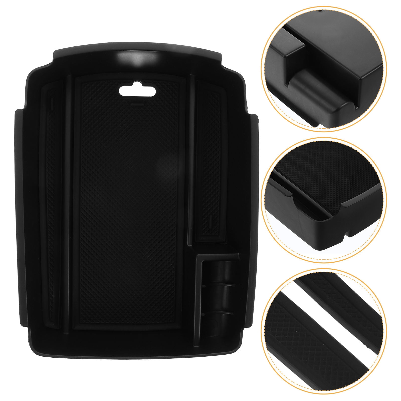 Raindrops Car Center Console Organizer Armrest Storage Box Dashboard ...