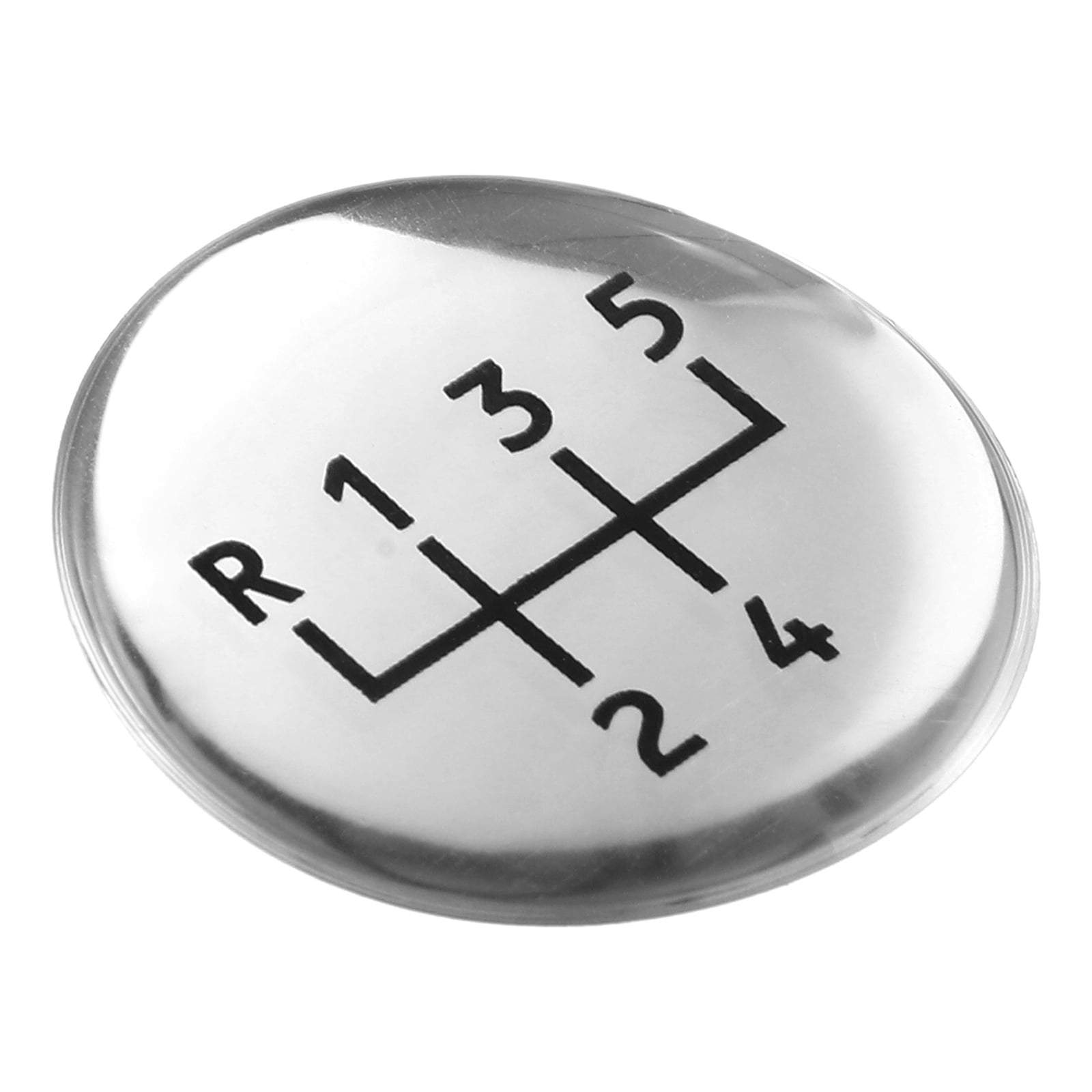 Raindrops Manual Transmission Shift Car Gear Shift Head Sticker Silver ...