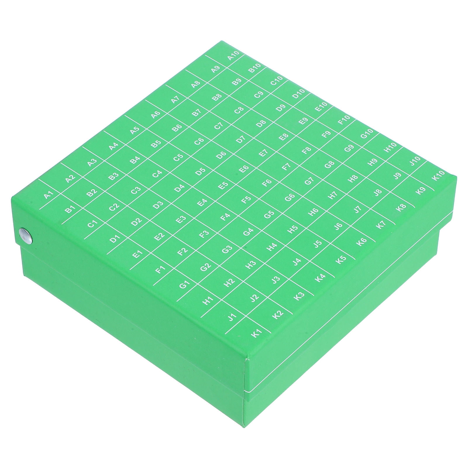 Raindrops Cardboard Freezer Lab Box With Lid 100-Well Microtube Storage ...