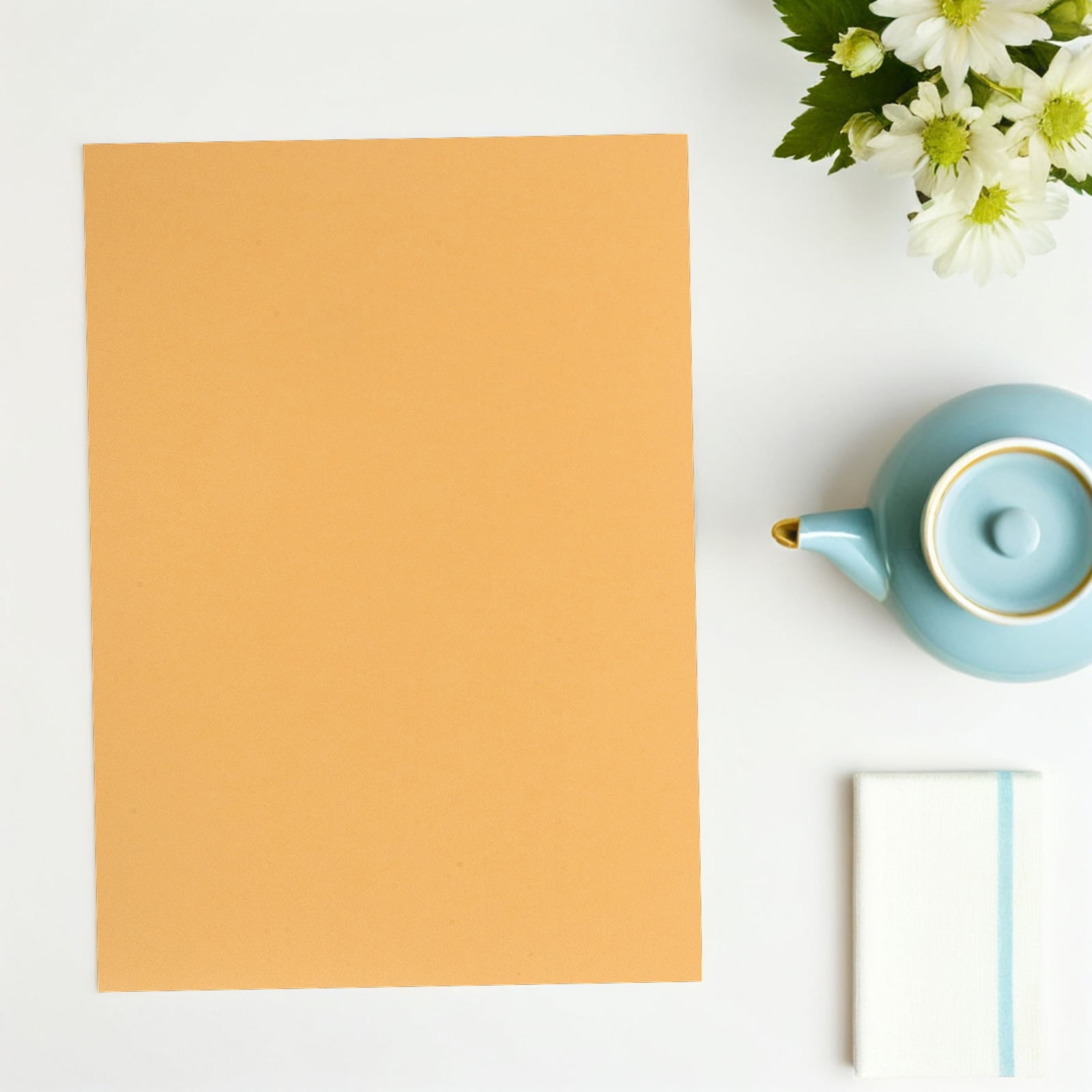 Raindrops Versatile Yellow Colored Cardstock - Ideal for Home Crafts ...