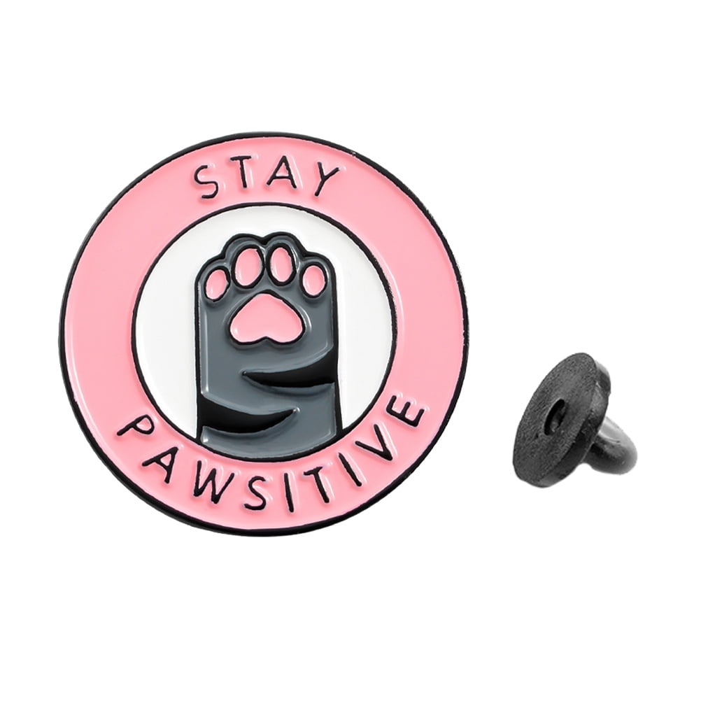 Raindrops Cat Paw Brooch Badge for Clothing Bags Jackets - Walmart.com