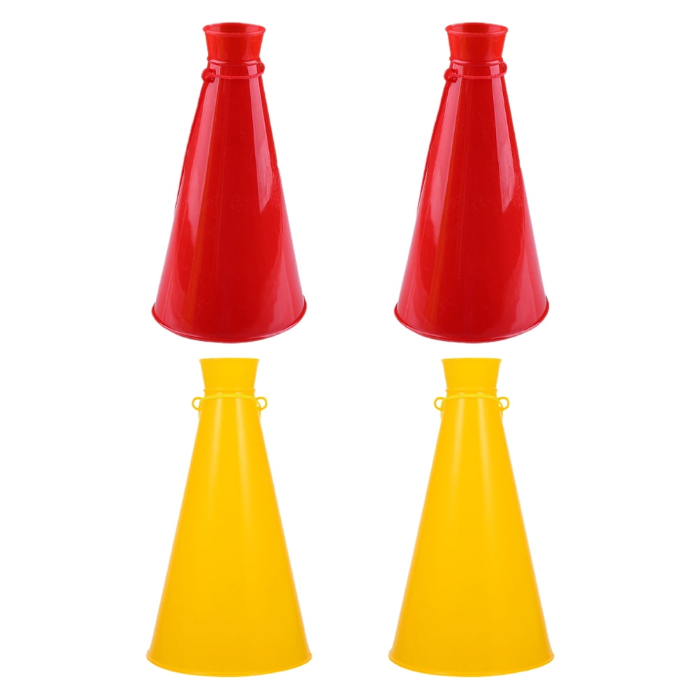 Raindrops Cheer Megaphone Noisemaker 4Pcs Cheering Horn Plastic Mini ...