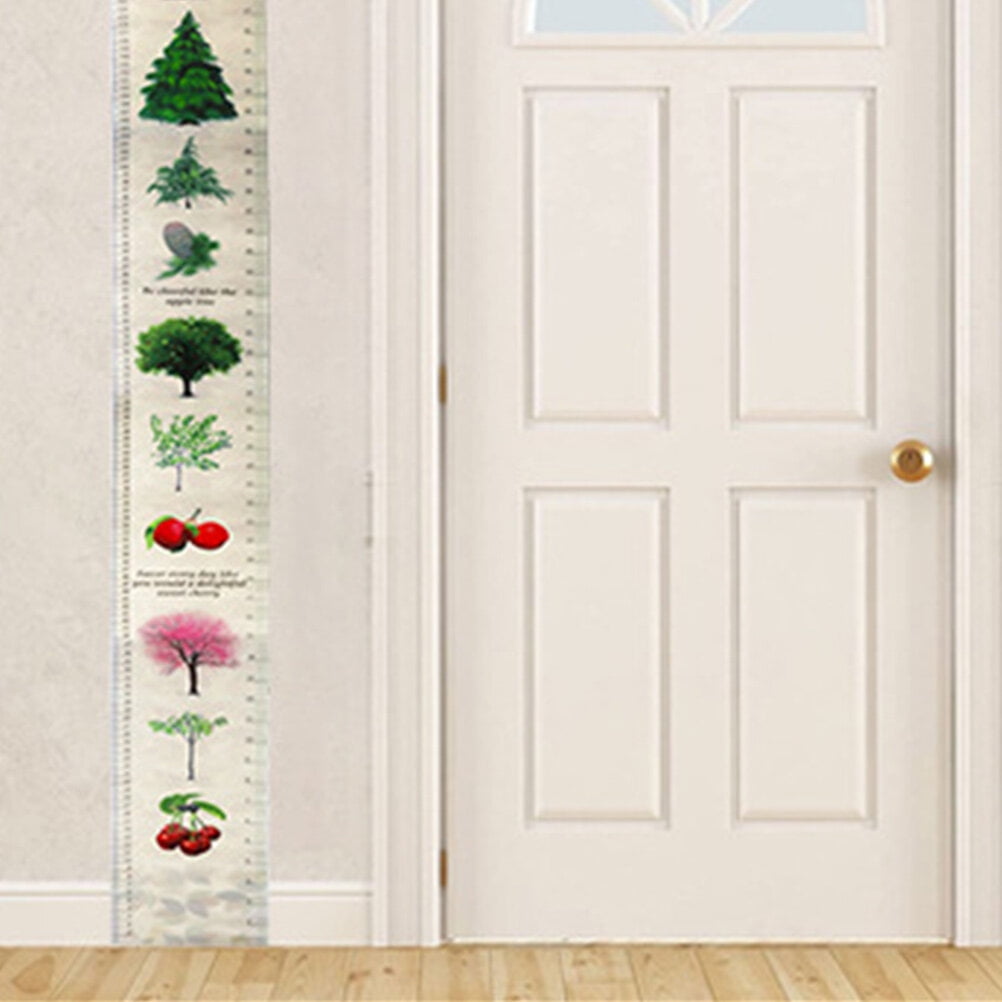 Raindrops Child Height Chart for Wall Ruler Interior Decoration Kids ...